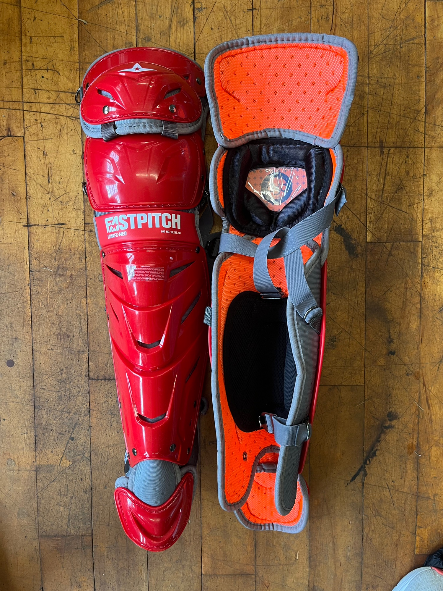 New Adult All Star Catcher's Leg Guards | SidelineSwap