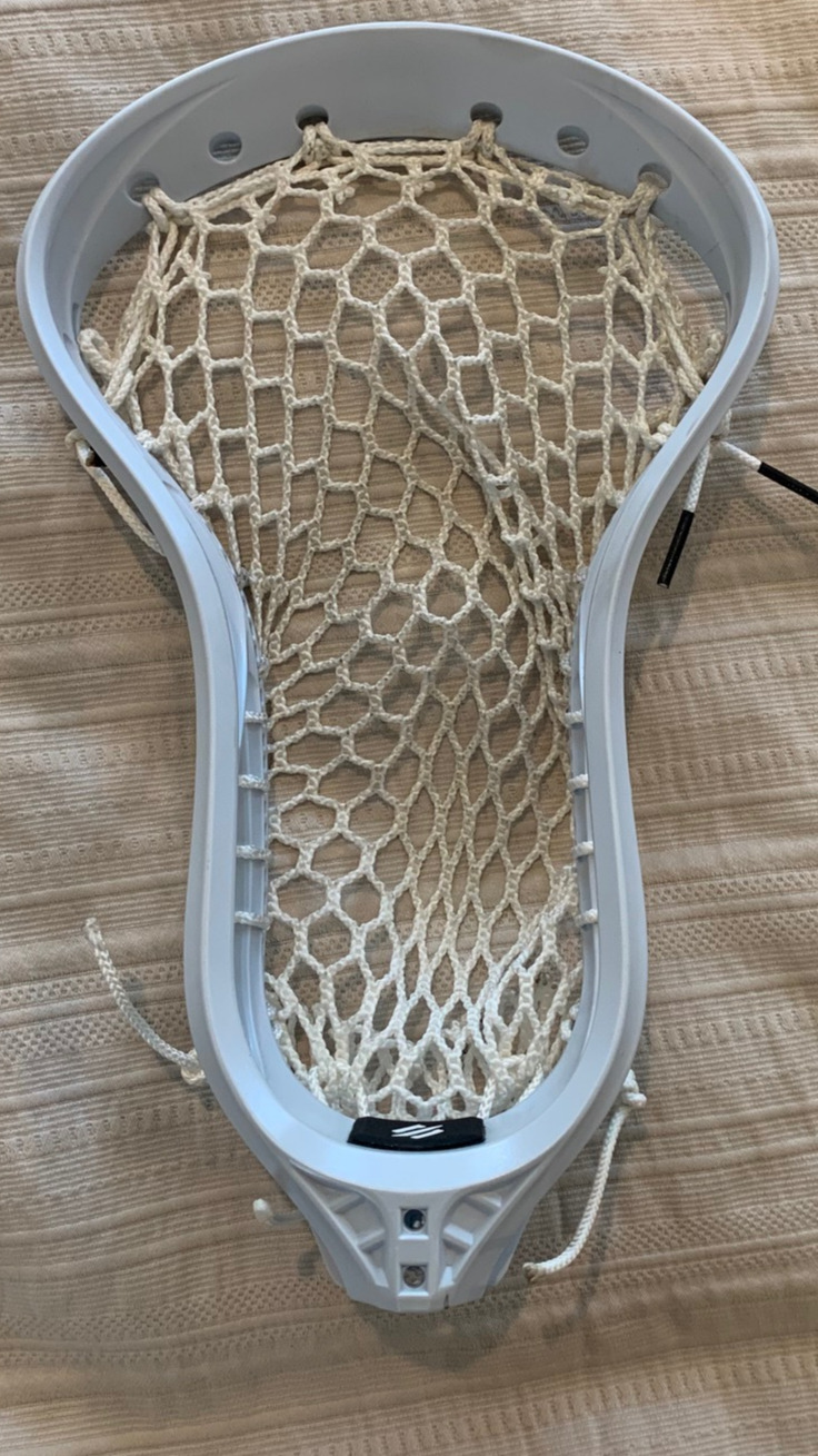 New StringKing Mark 2F Lacrosse Head Strung with Face-Off Pocket with ECD Hero 3 Soft Mesh ...