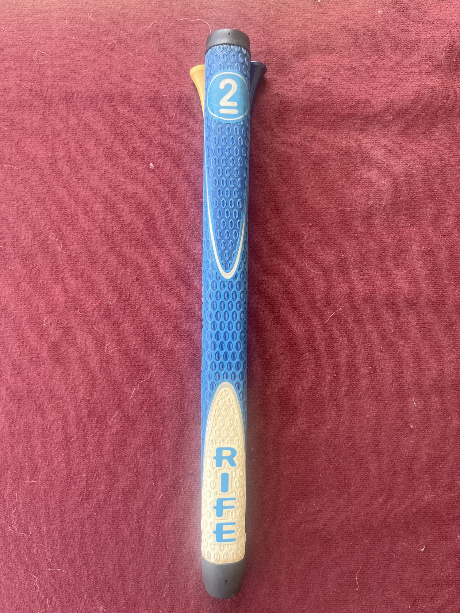 New Rife Hybrid 2 Putter Grip (Blue/White) | SidelineSwap