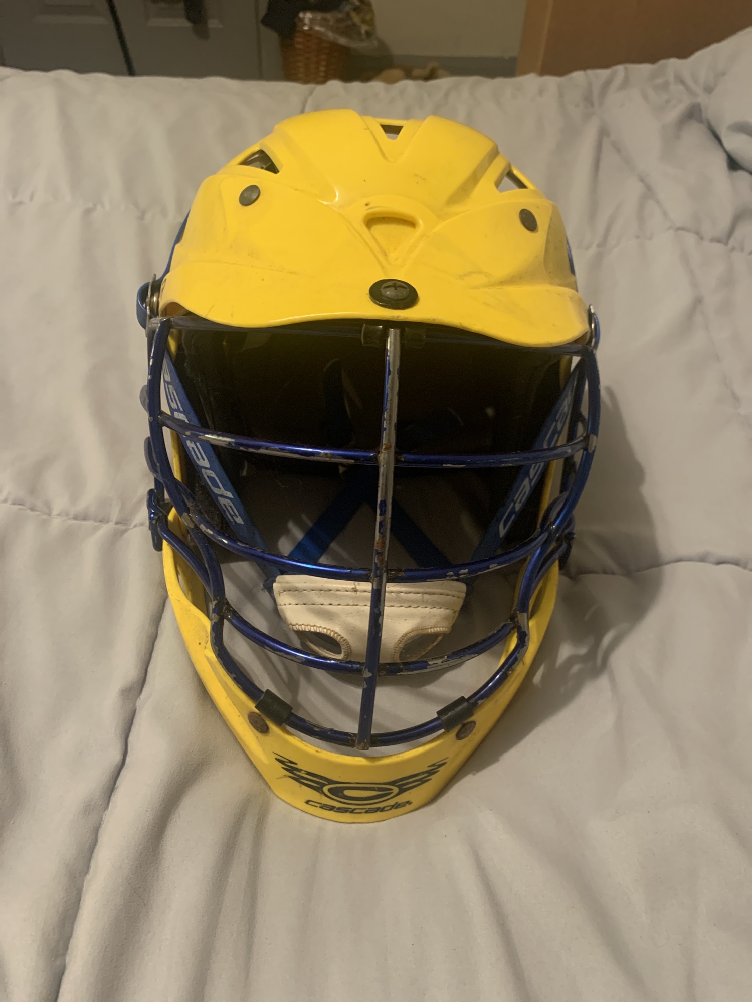 RARE VINTAGE Crabs Lacrosse Team Issued Player's Cascade CPX-R Helmet ...