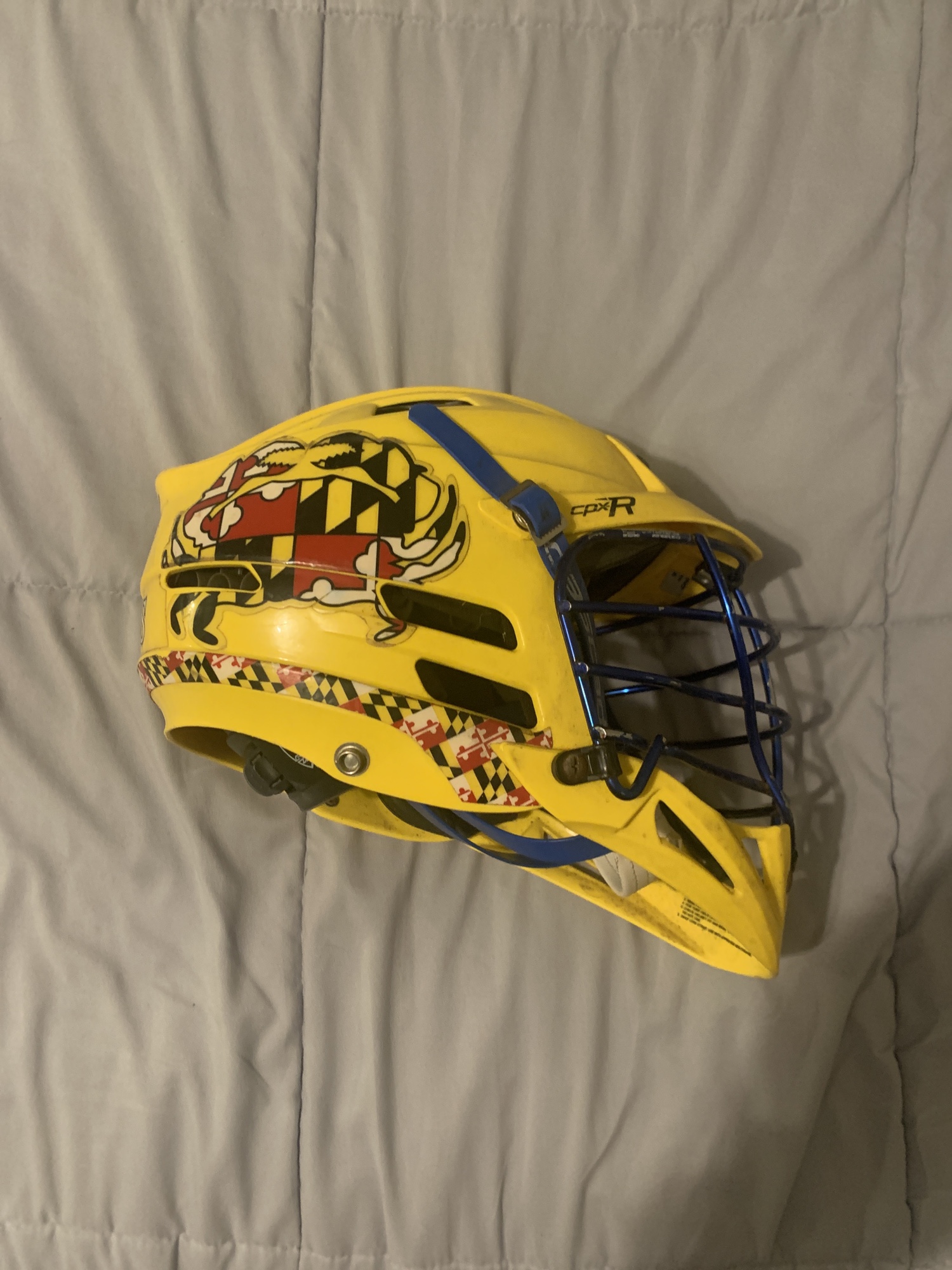 RARE VINTAGE Crabs Lacrosse Team Issued Player's Cascade CPX-R Helmet ...