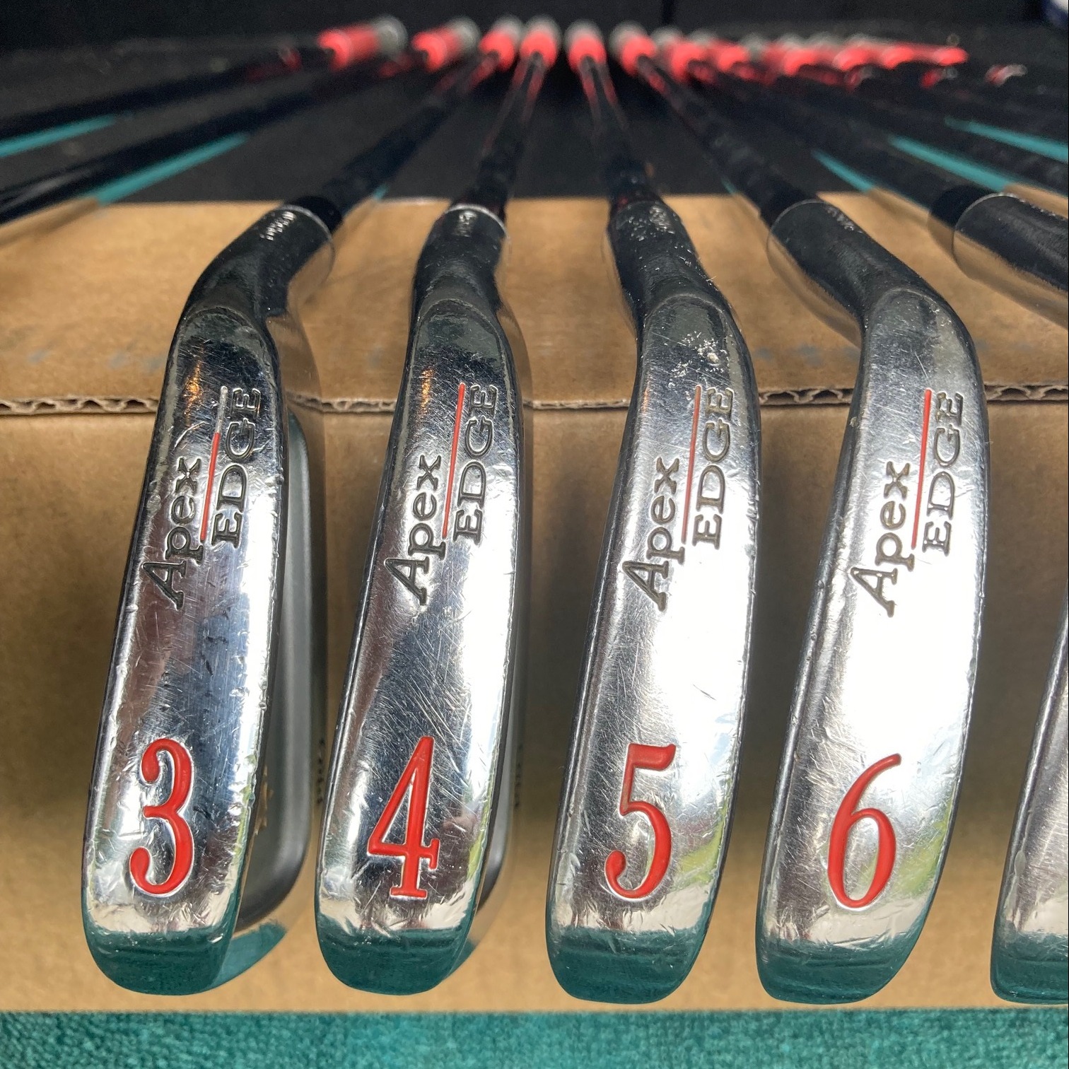 Hogan Apex Edge Pro Forged RH Iron set 3-EW, AW (F), SW w/ 3 & 4 ...