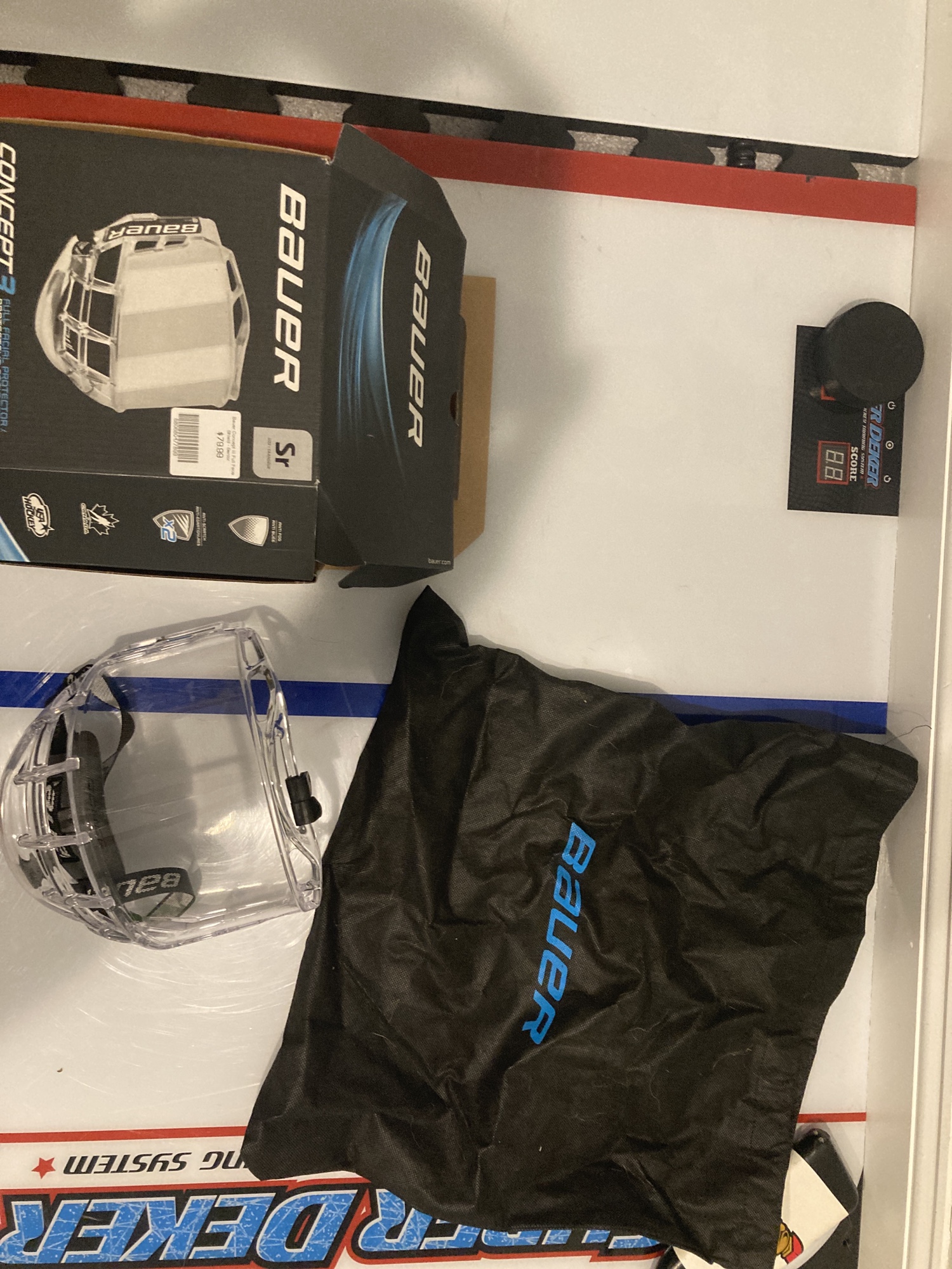 Brand New Bauer Shield Concept 3 Full Shield | SidelineSwap