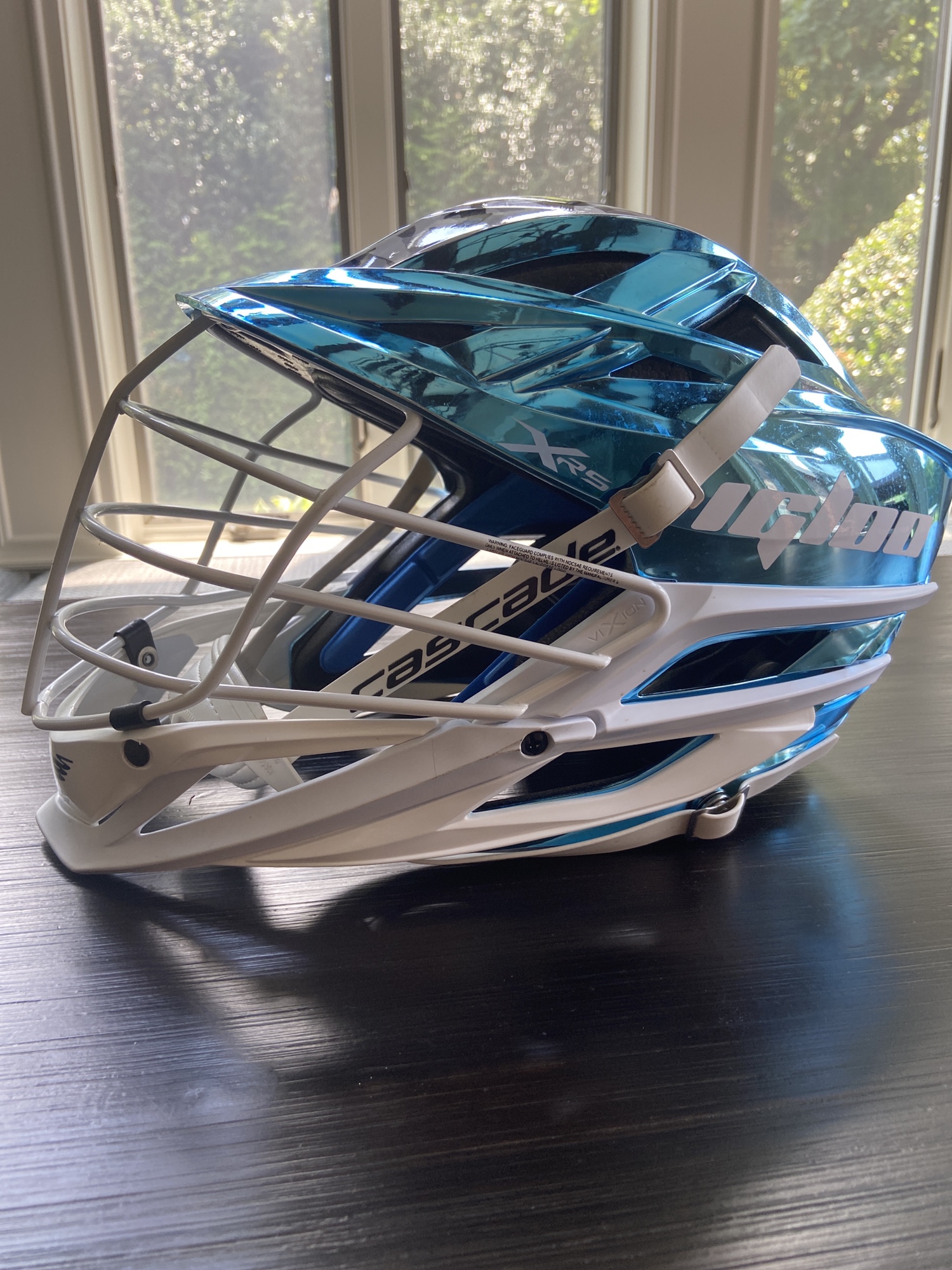 New Chrome Blue Igloo Cascade XRS Helmet | SidelineSwap