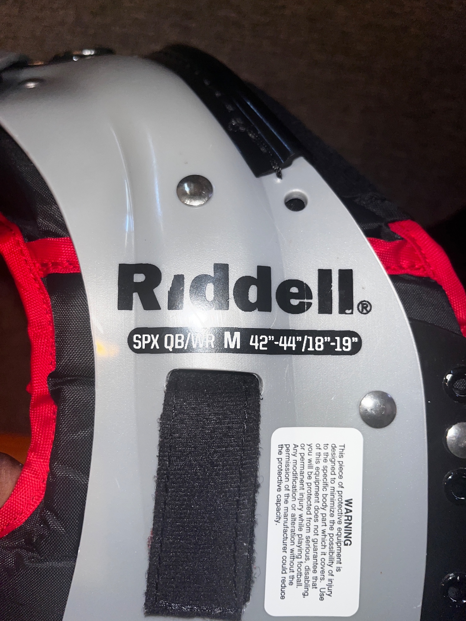 Adult Medium Riddell Power SPX Shoulder Pads | SidelineSwap