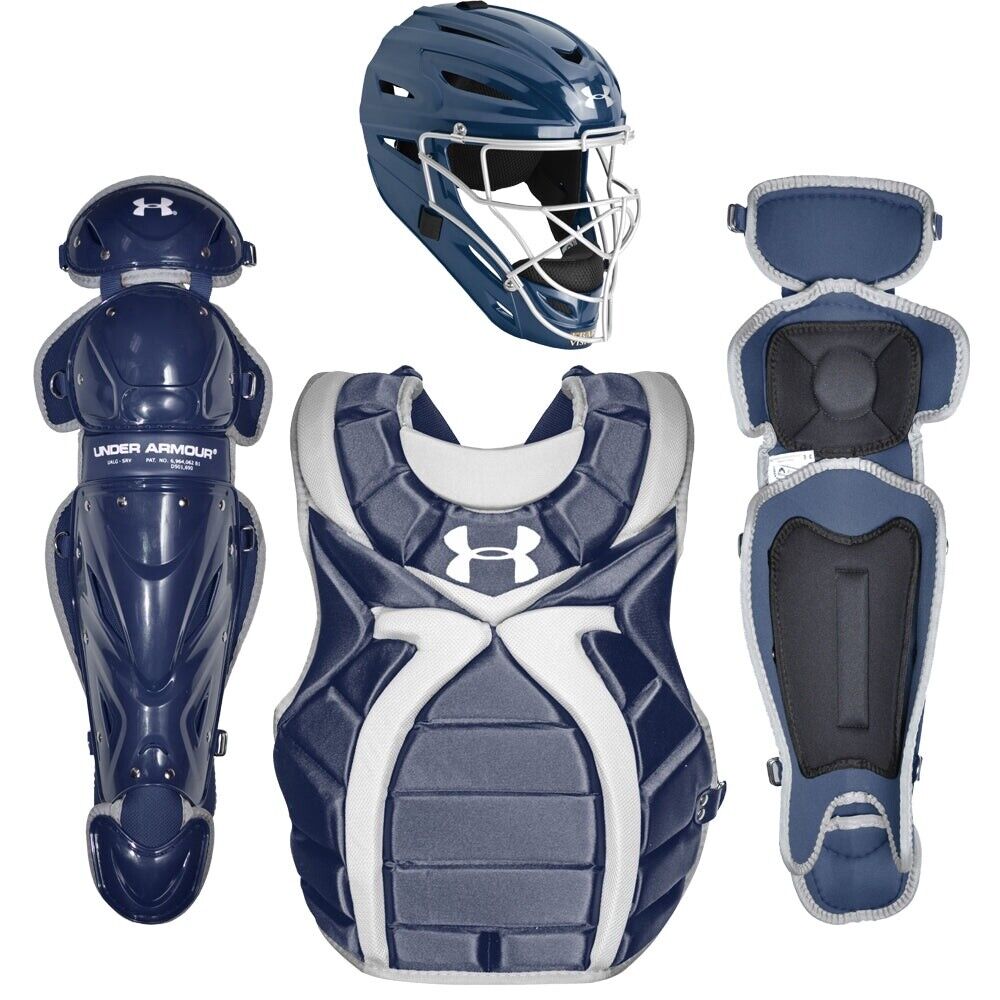 Under Armour Girls Fastpitch Softball 10-12 Year Old Catchers Gear Set ...