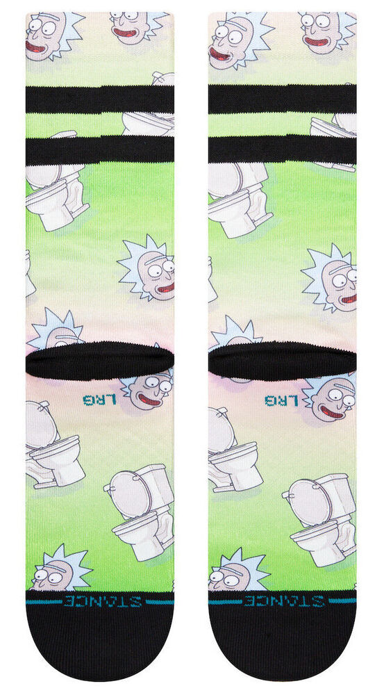 Stance x Rick and Morty The Old Man and The Seat Socks Large Men's 9-13 ...