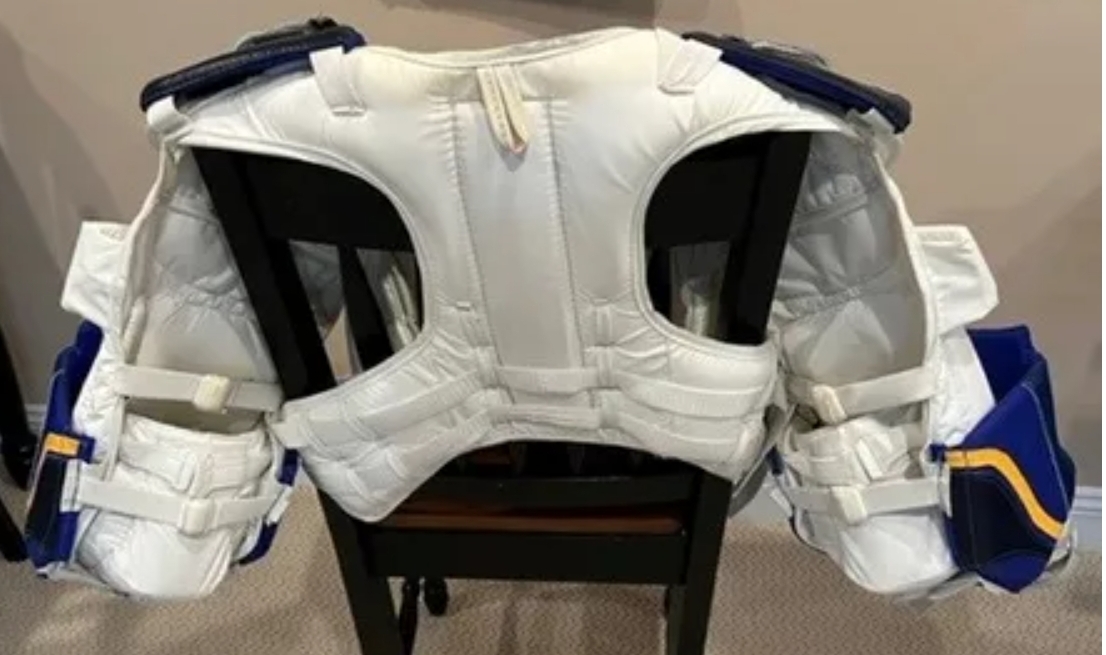 Brown 2400 (with beefed up arms) Large Goalie Chest Protector ...