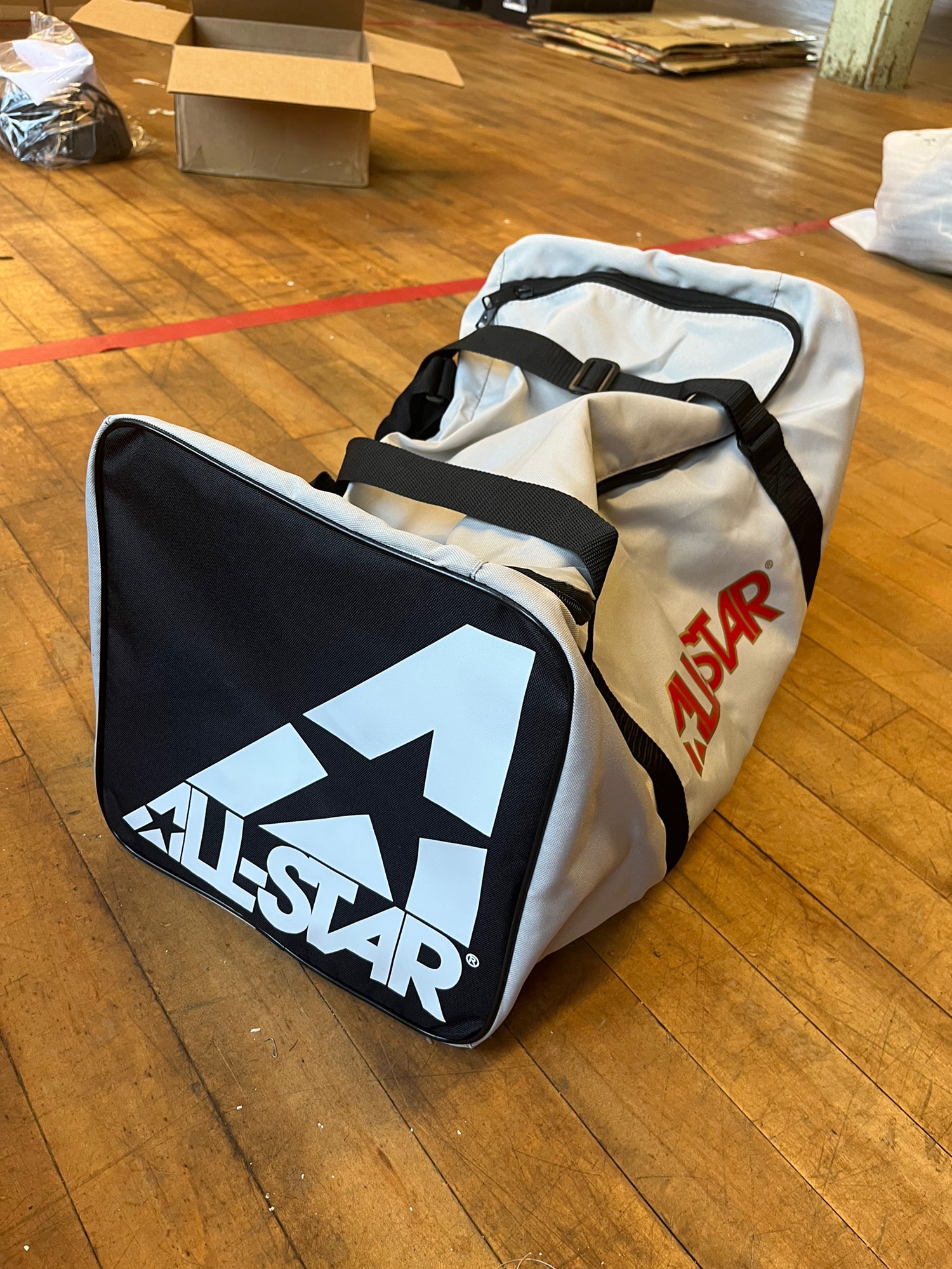 New All Star Grey Duffle Bag | SidelineSwap