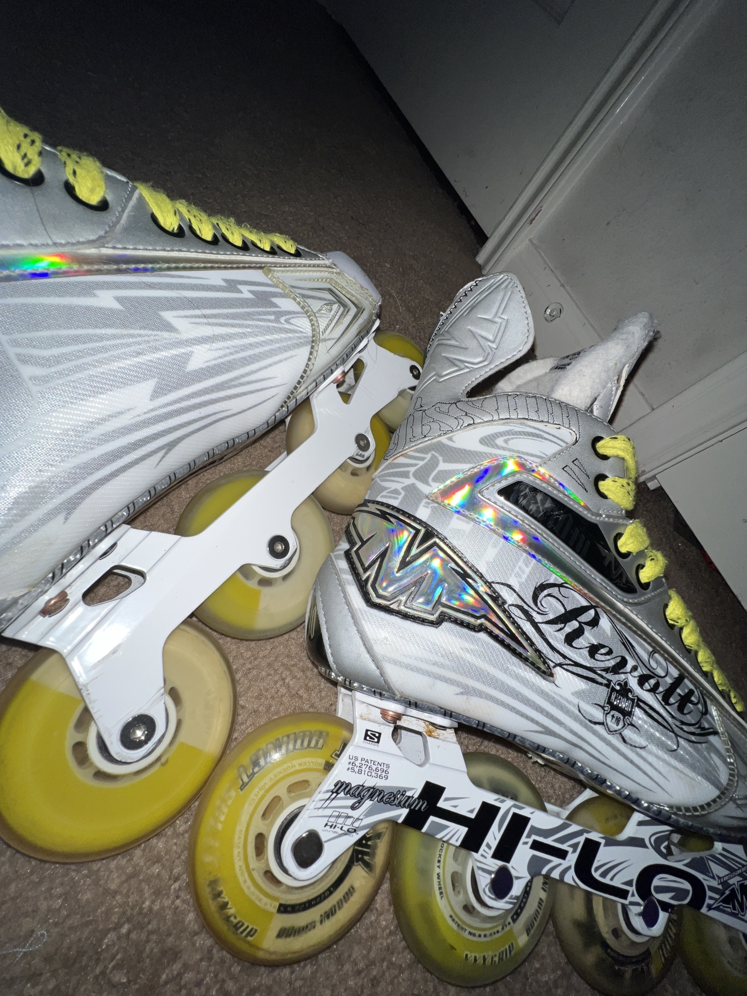 Mission Axiom T10 Revolt Extra Wide Width Size 6.5 Inline Skates ...