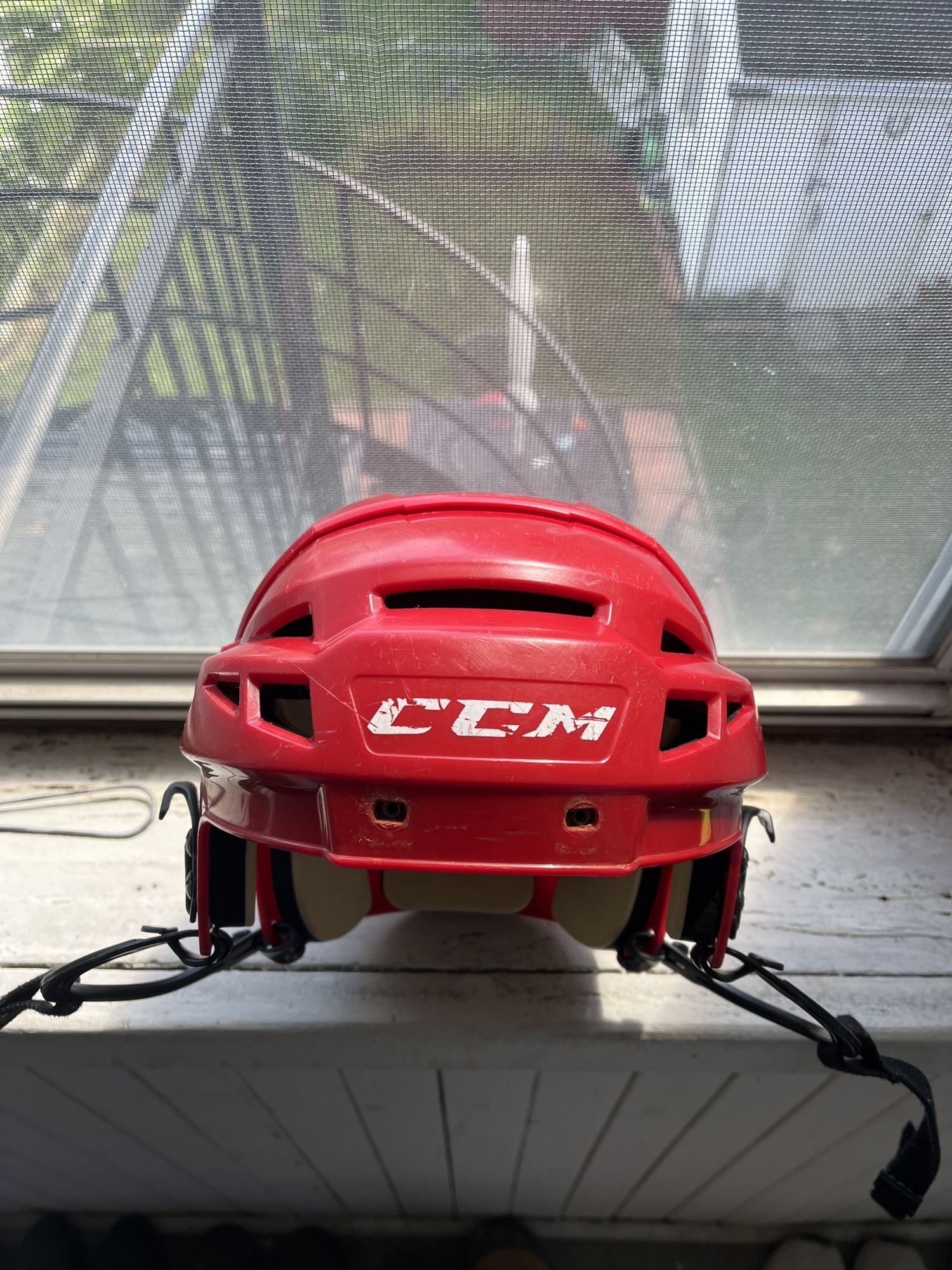 Used Medium CCM Pro Stock Vector V08 Helmet | SidelineSwap