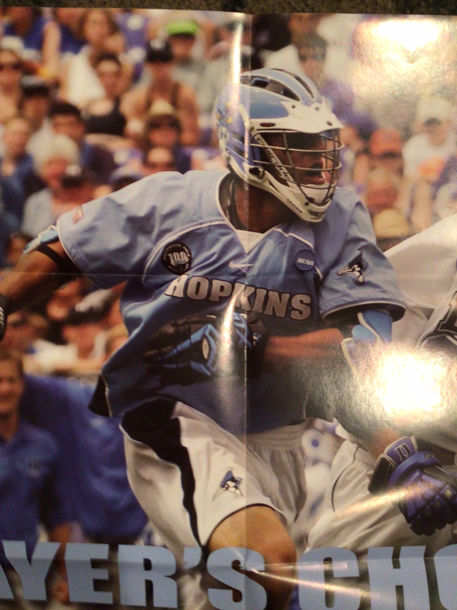 Vintage Paul Rabil Johns Hopkins lacrosse poster PCLC camp ...