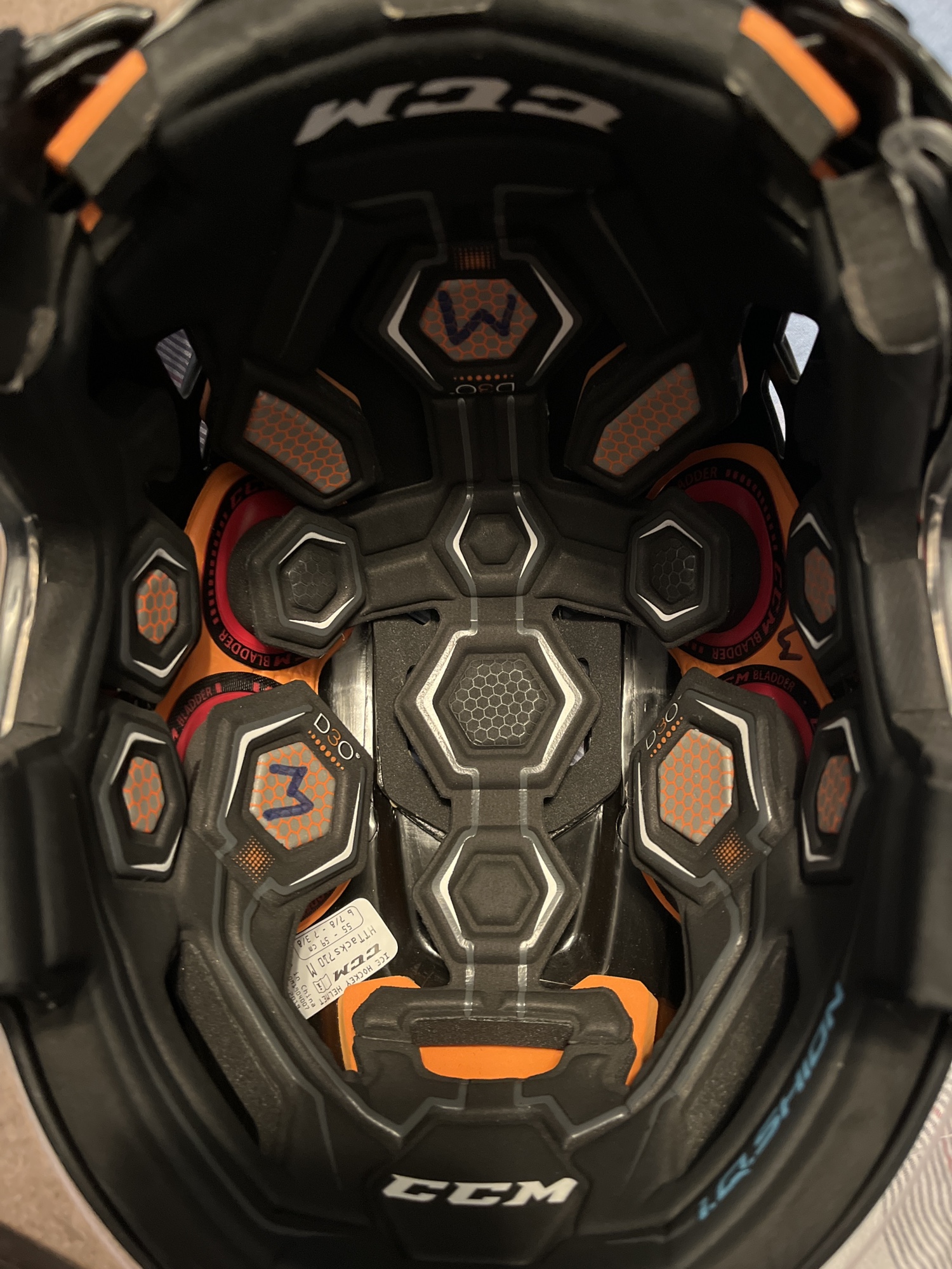 Used Medium CCM Pro Stock Vector V10 Helmet | SidelineSwap