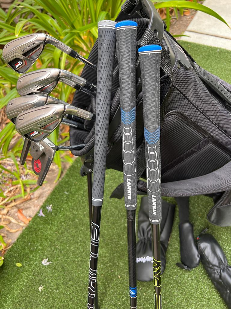 TaylorMade Complete Golf Set, Stiff Flex, M6 Irons, Woods, Putter ...