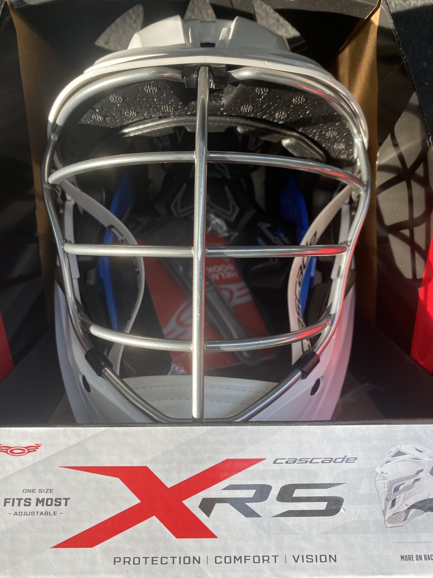 New Cascade XRS (White — Chrome Mask) | SidelineSwap