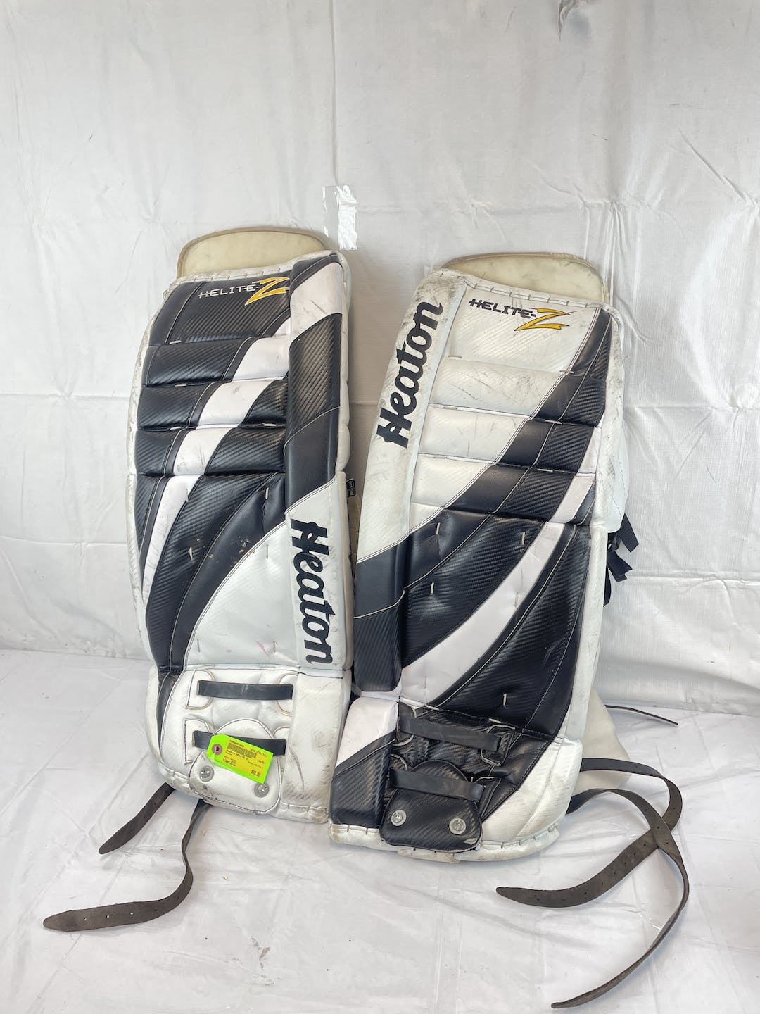 Used Heaton Helite-z Ice Hockey Goalie Leg Pads 32" (81cm) | SidelineSwap