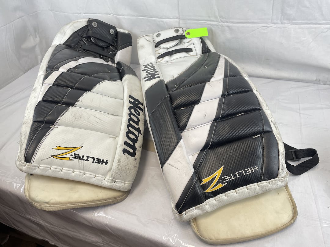 Used Heaton Helite-z Ice Hockey Goalie Leg Pads 32" (81cm) | SidelineSwap