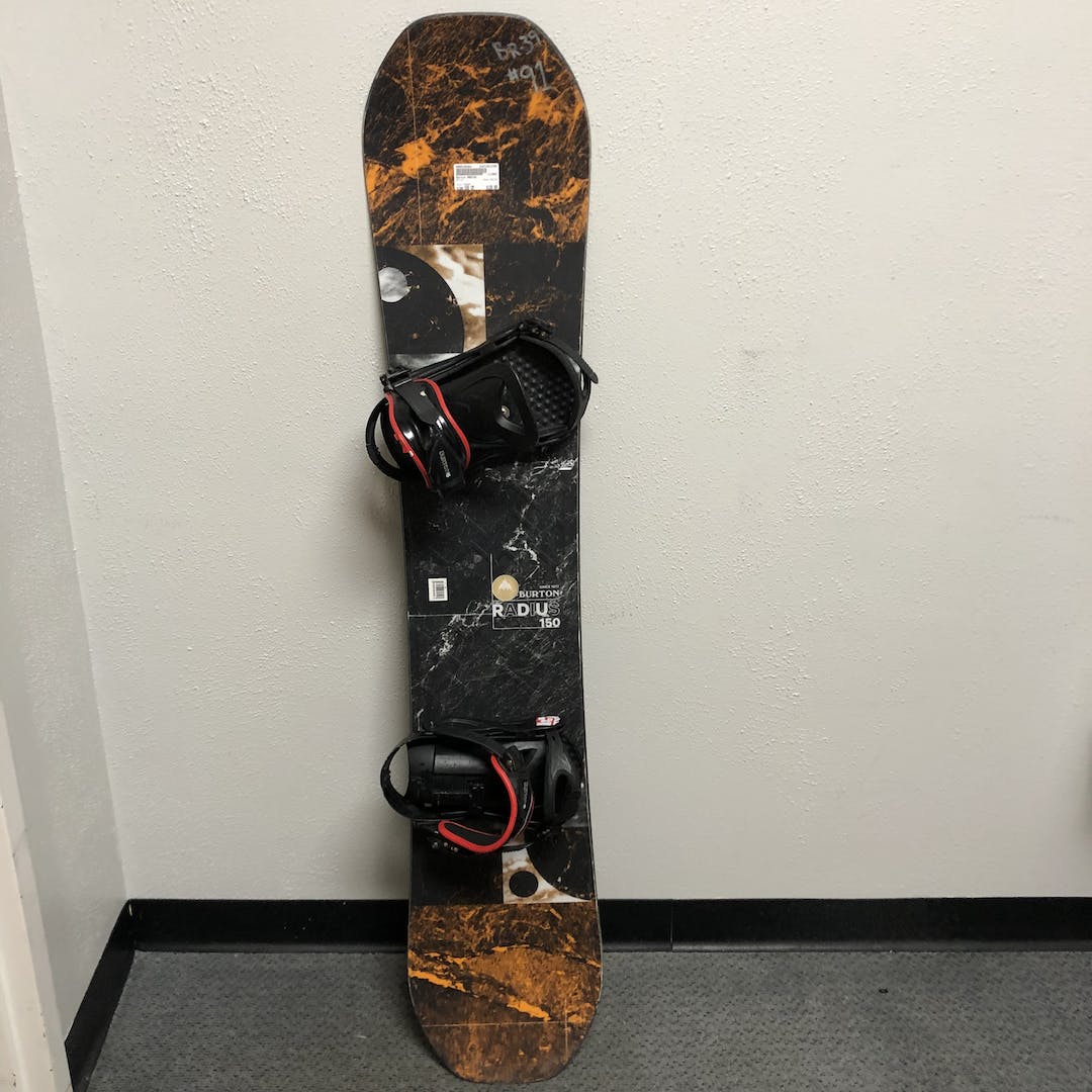 Used Burton Radius 150 Cm Snowboard Mens Boards | SidelineSwap