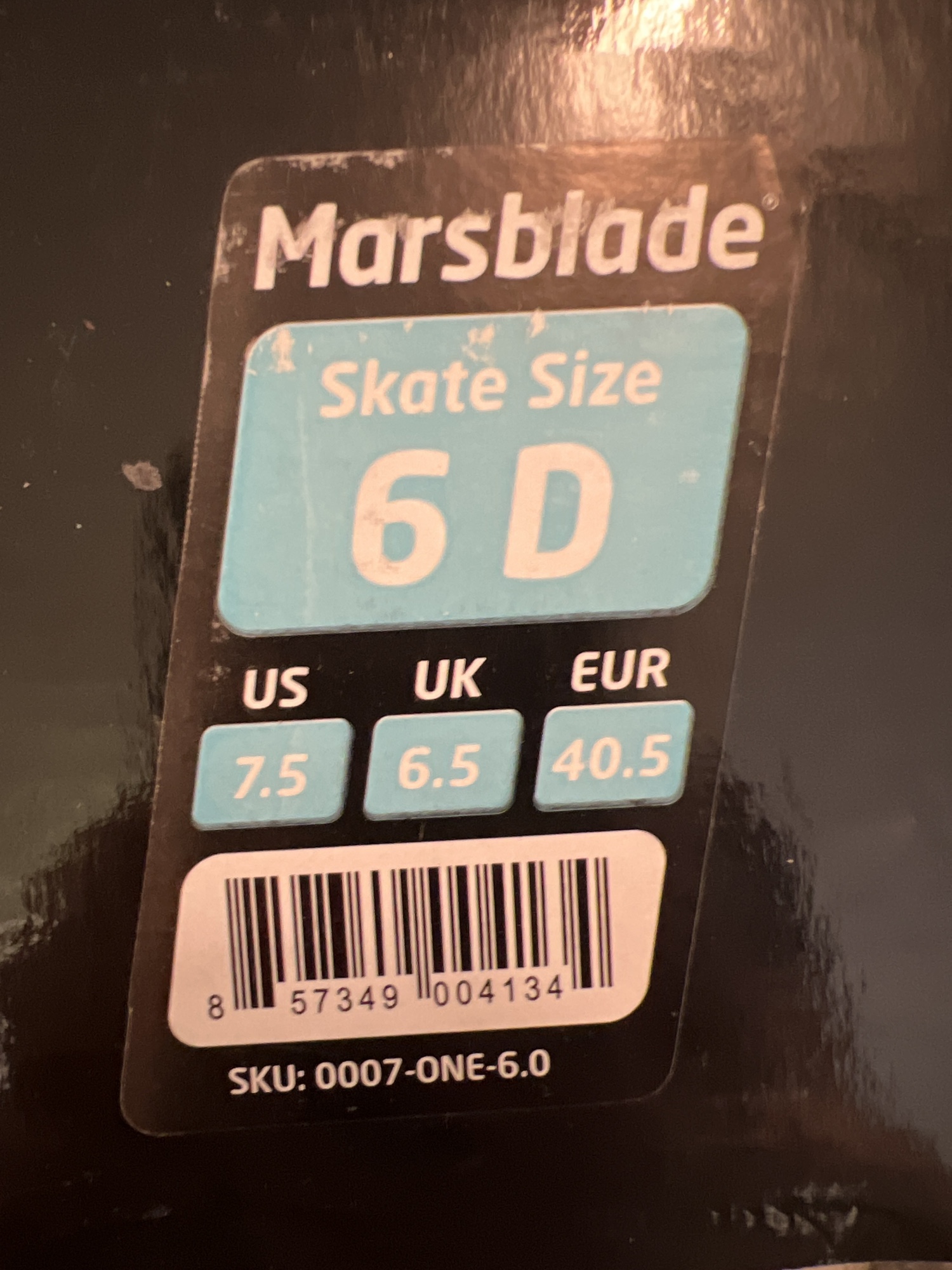 Marsblade Regular Width Size 6 Marsblade FMT ONE Hockey Skates ...