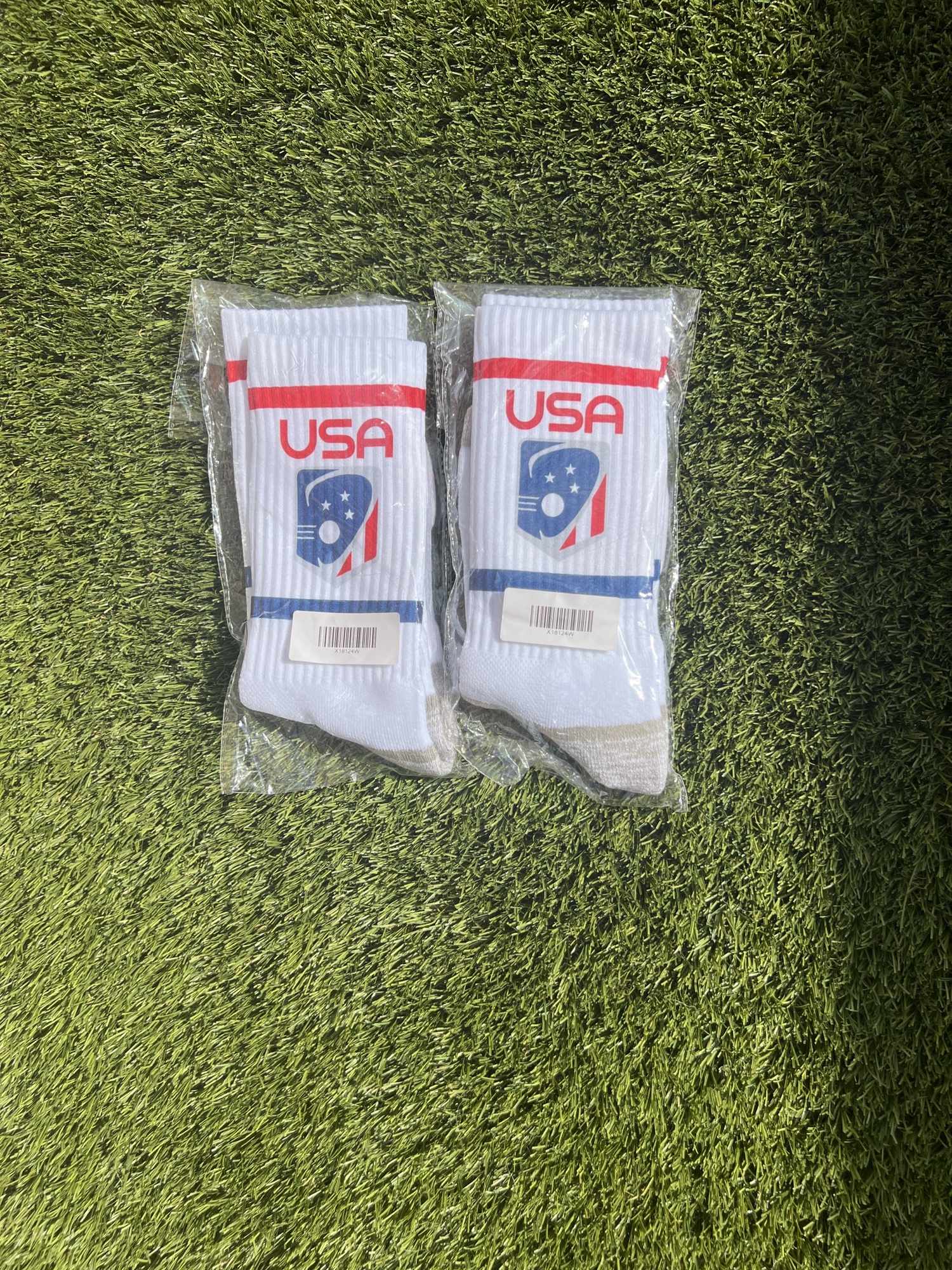 White Team USA LACROSSE SOCKS And Black Iroquois National City ...