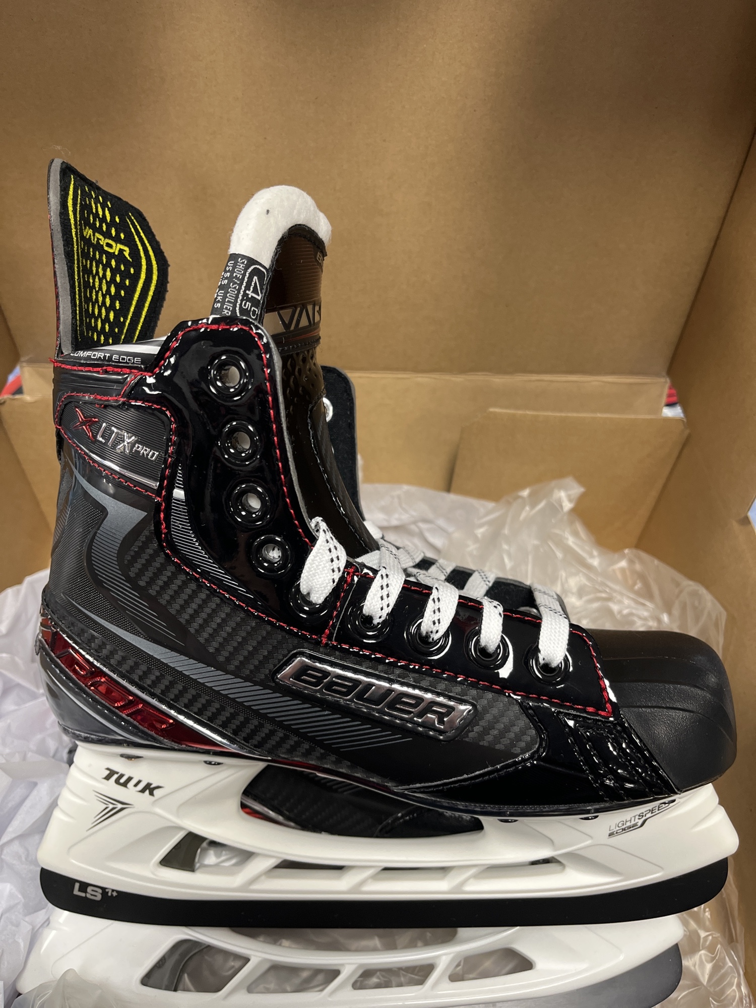 New Bauer Regular Width Size 4.5 Vapor X LTX Pro Hockey Skates ...