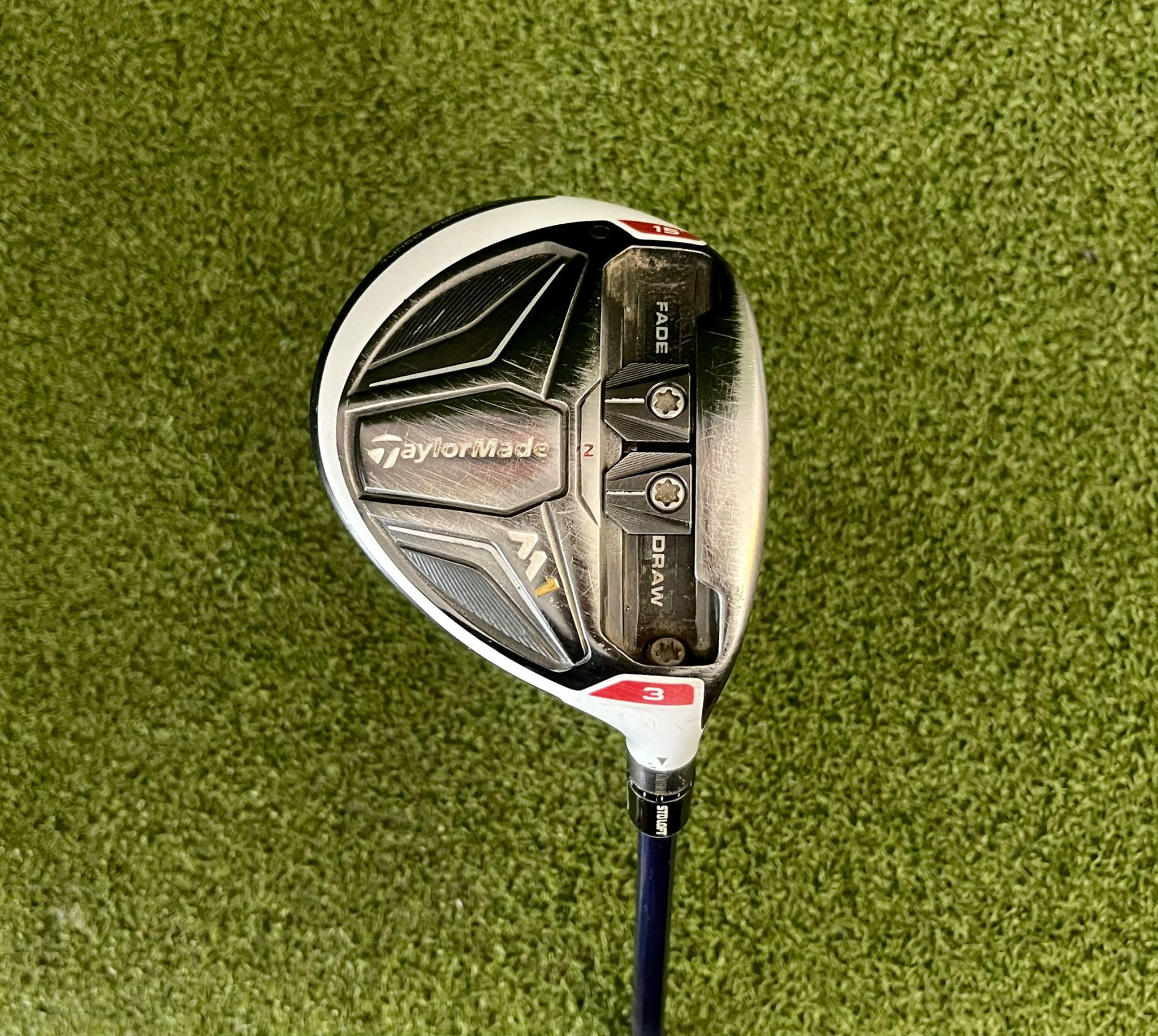 TaylorMade M1 2016 15º 3 Wood, RH+HC, 43.5" Diamana Extra Stiff ...