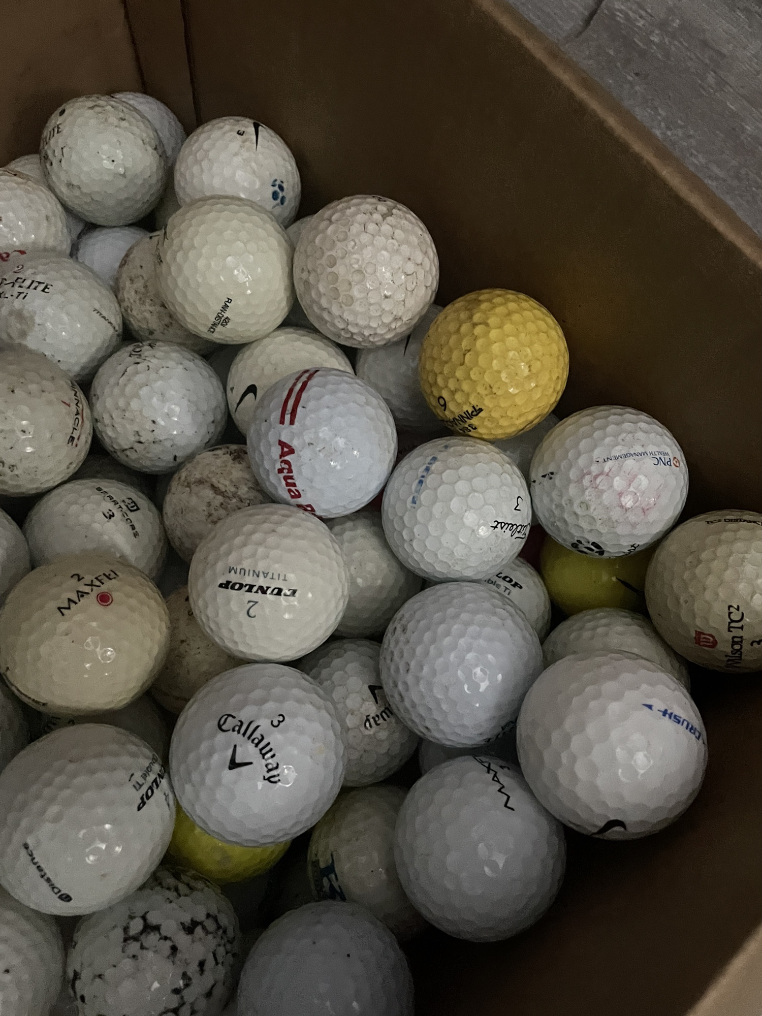 Golf balls 100 Pc Mixed Brands | SidelineSwap