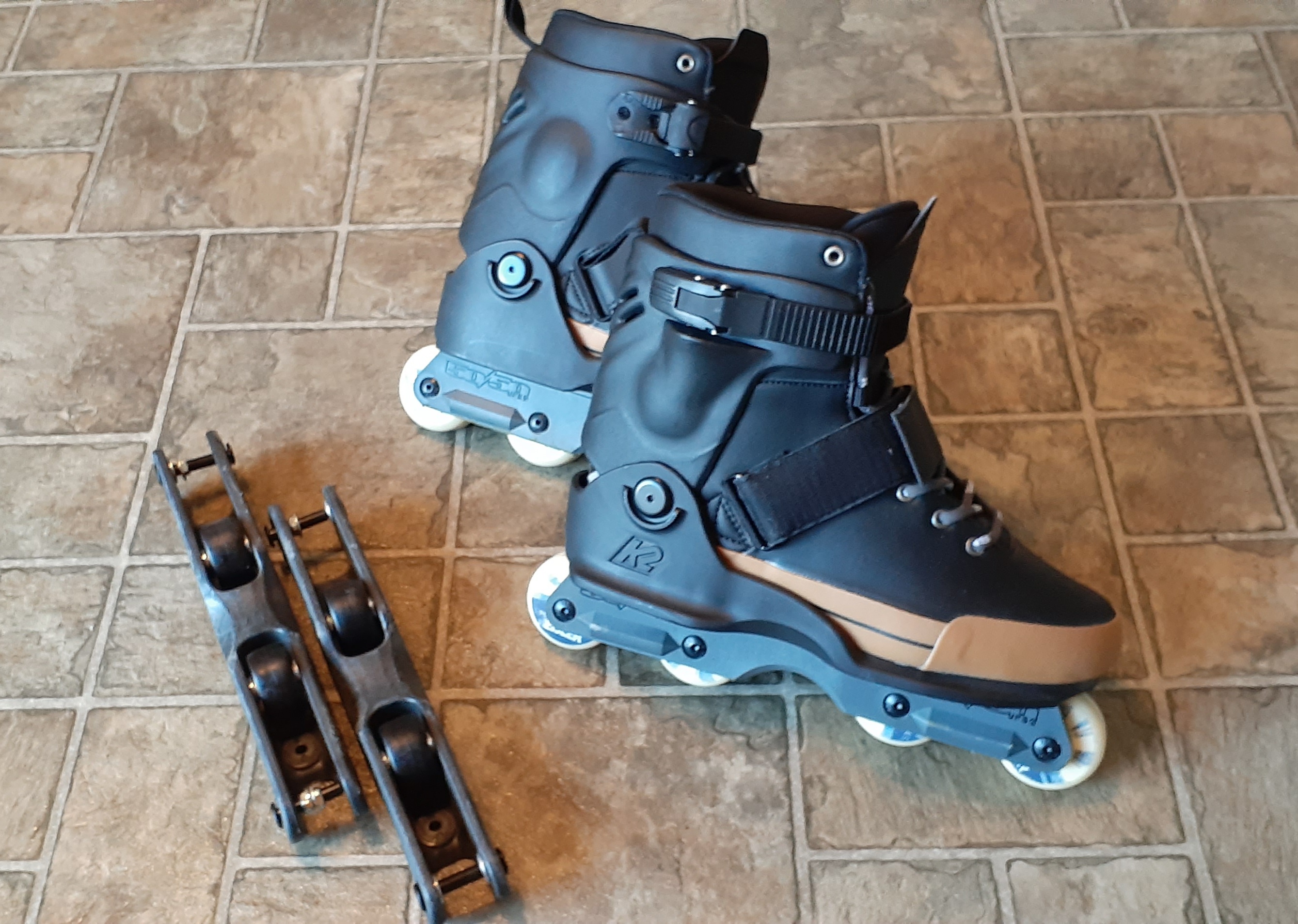 Like New, Custom K2 Aggressive Inline Skates Size 10 | SidelineSwap