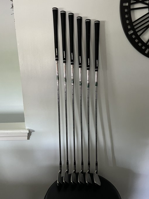 MENS Used Wilson Right Handed Tour RX 431 SS Iron Set Regular Flex 6 ...
