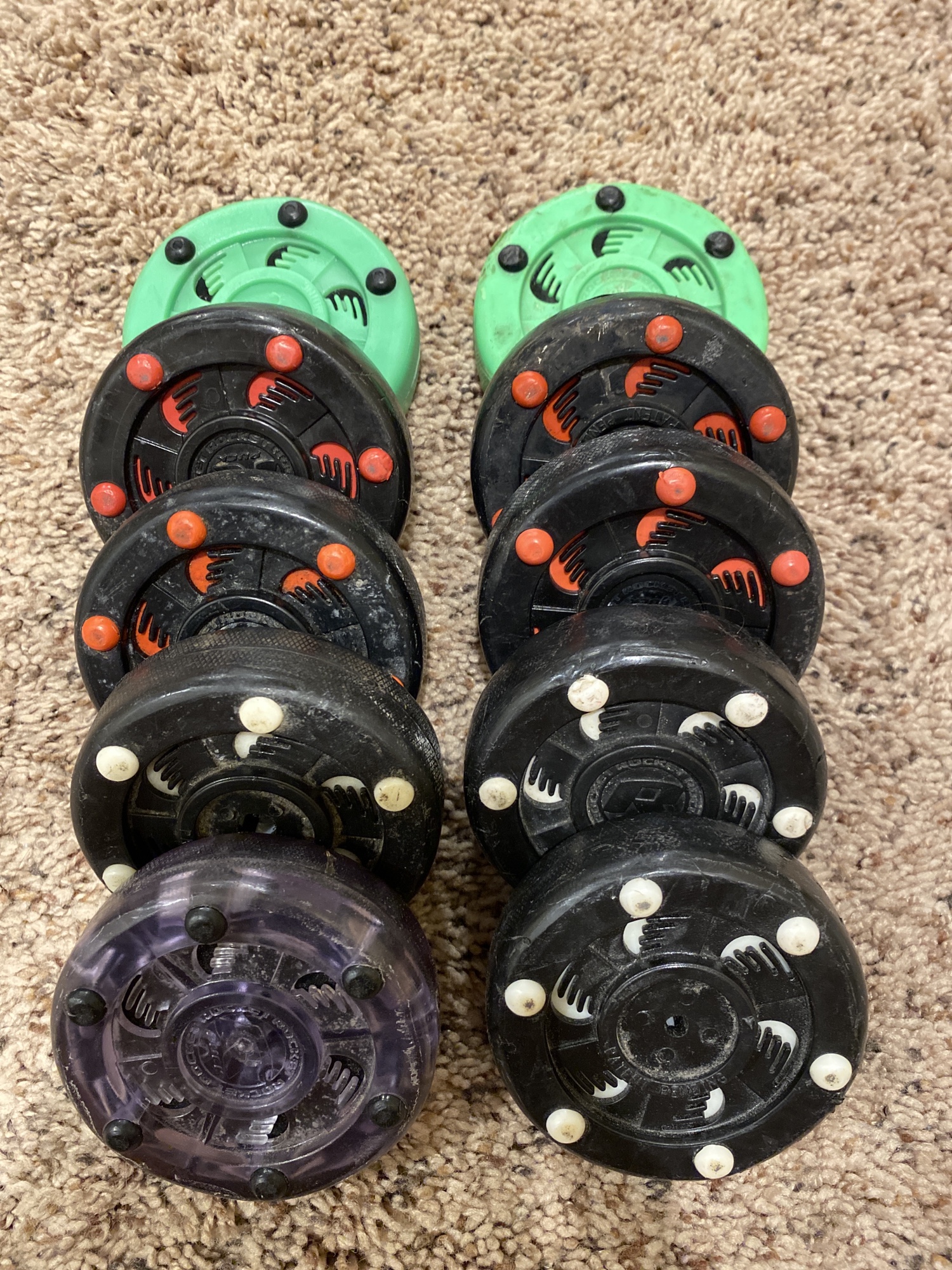 Pack Of 10 Rocket Pucks | SidelineSwap