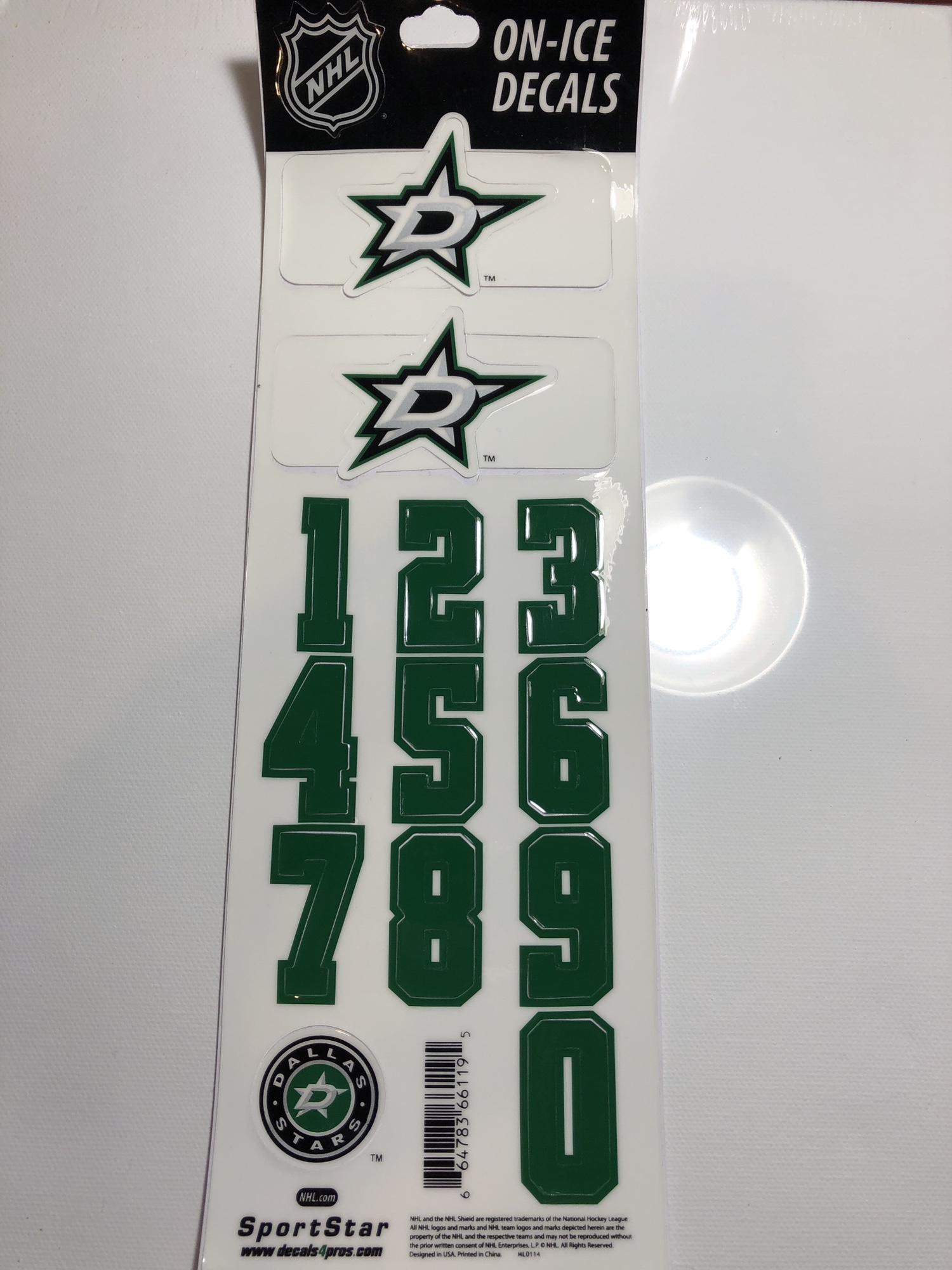 Dallas Stars Helmet Stickers | SidelineSwap