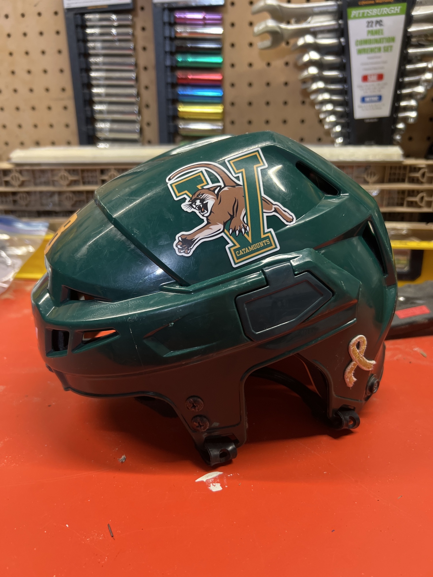 Used Small CCM Vector V08 Helmet University Of Vermont | SidelineSwap