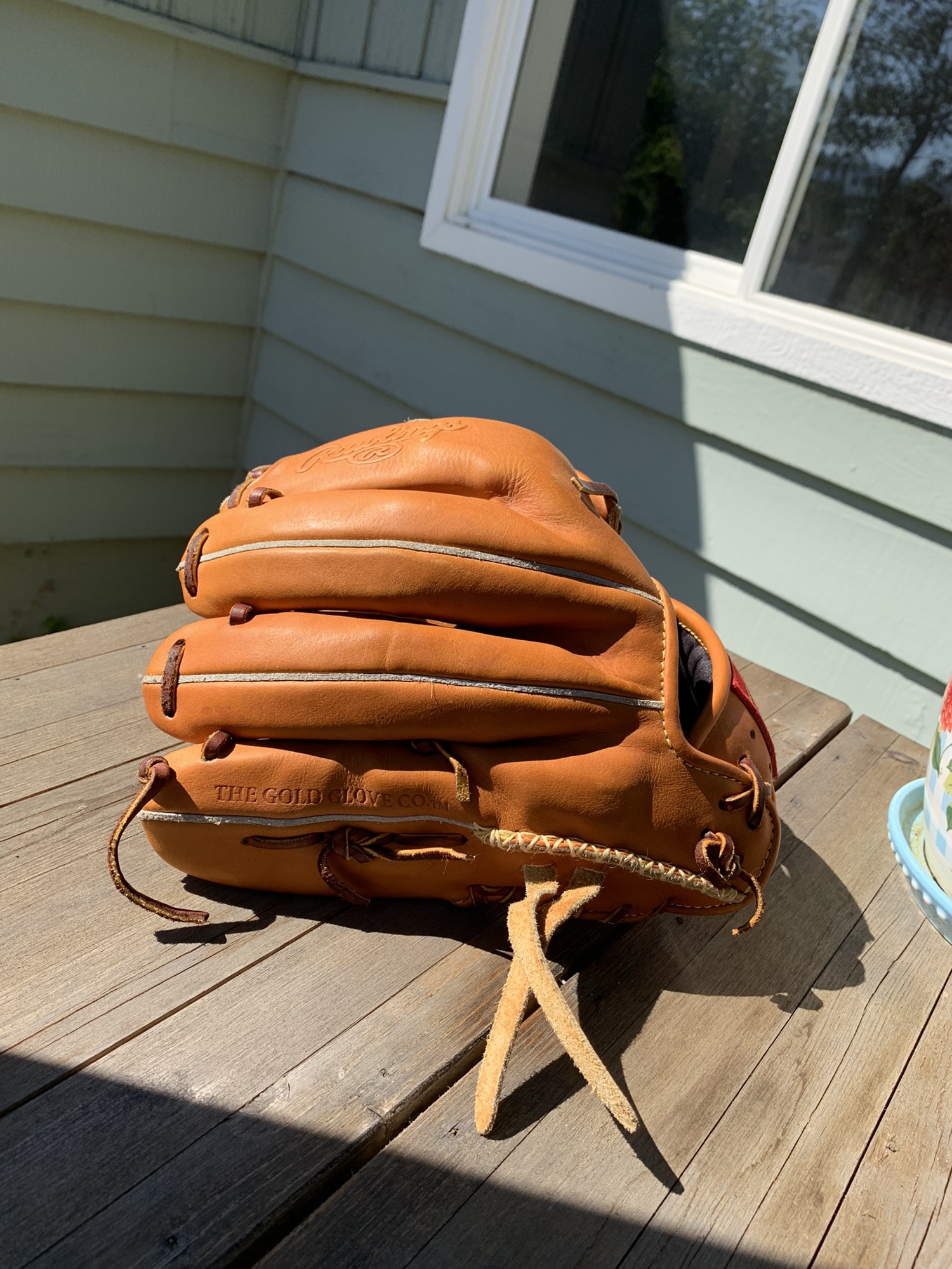 Horween Rawlings PRO206-20HT 12” Single Post Glove Heart of the Hide ...