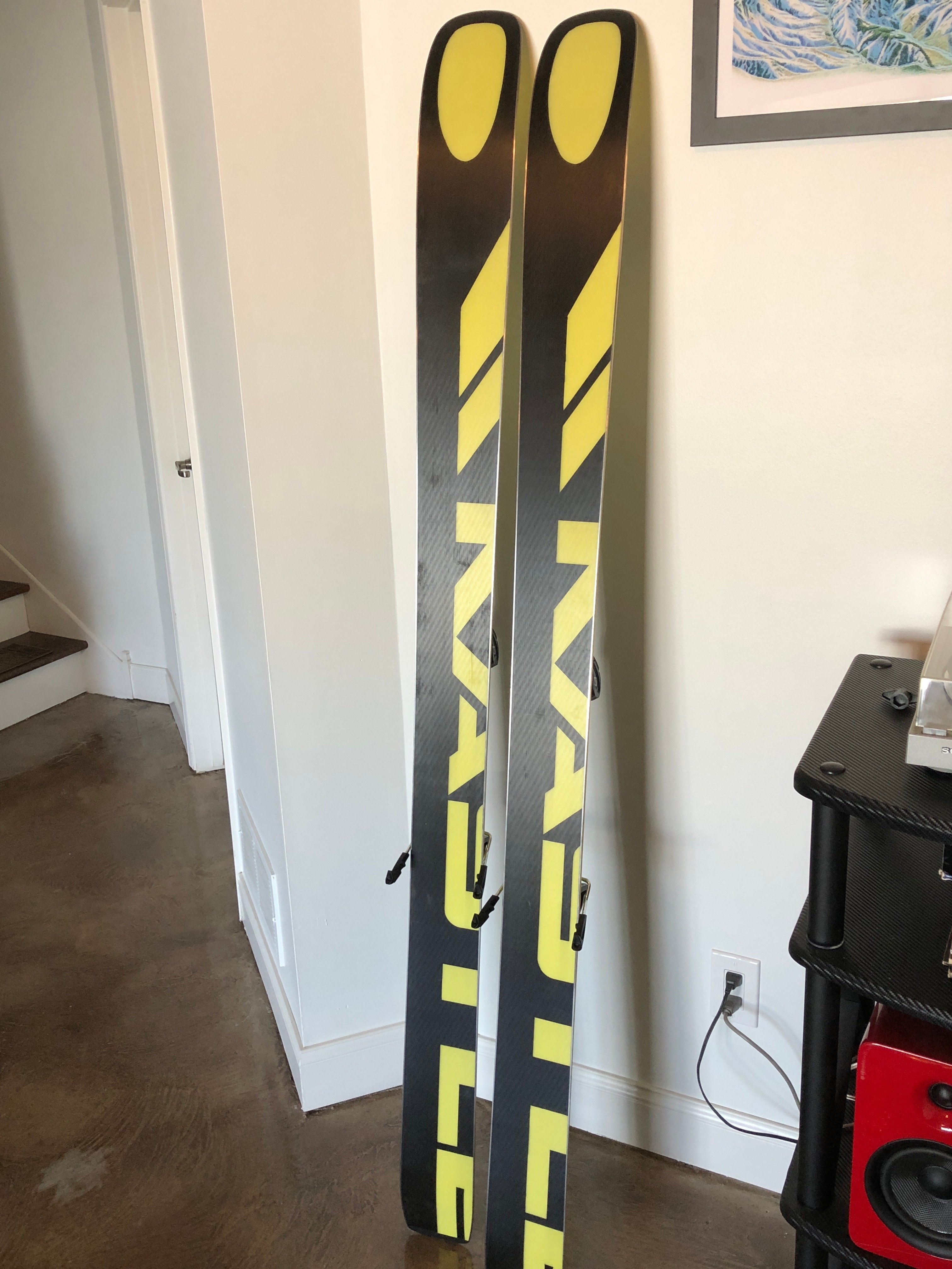 New Men's 2021 Kastle Powder Skis With Bindings Max Din 13 | SidelineSwap