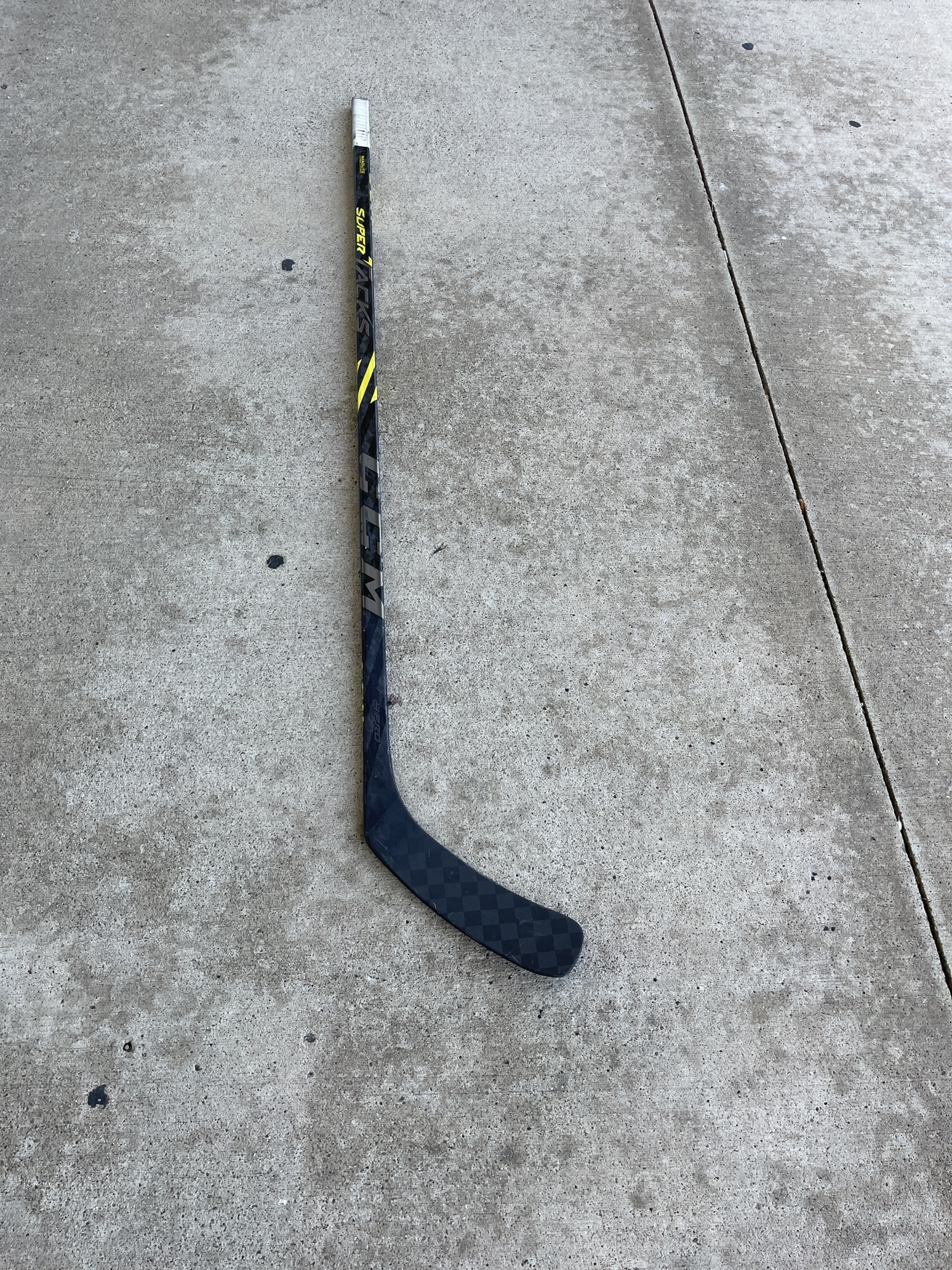 Game Used CCM SuperTacks AS4 PRO Pro Stock Stick Smith LH 85 Flex Mid ...