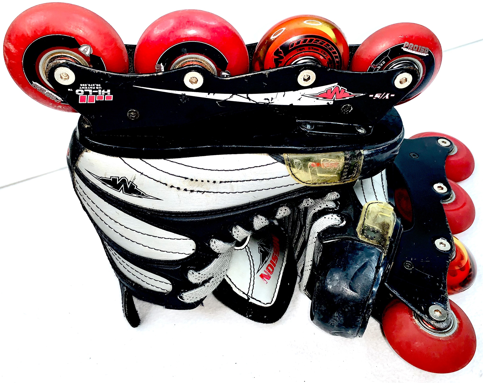 Mission 500 Helium Hockey Inline Skates Size 1E (1 Men US Shoe Sz/ 2 ...