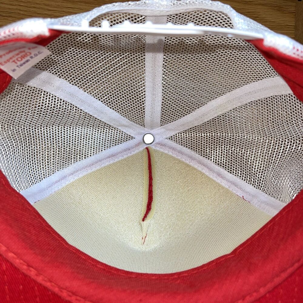 Vintage Toro Use Genuine Parts Snapback Trucker Hat Cap Lawnmower ...