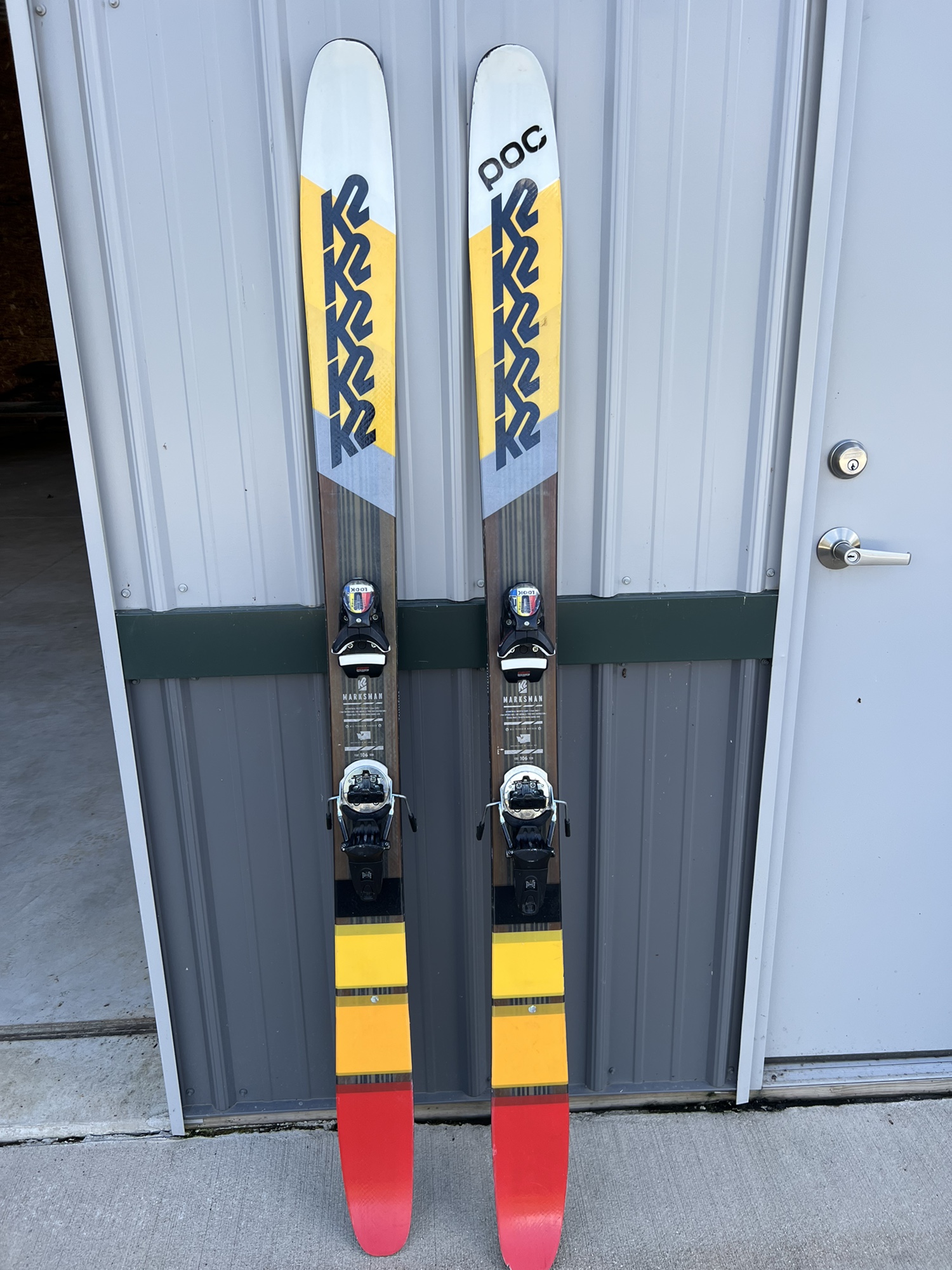 K2 Marksman 177cm Skis Look Pivot 12 Bindings | SidelineSwap