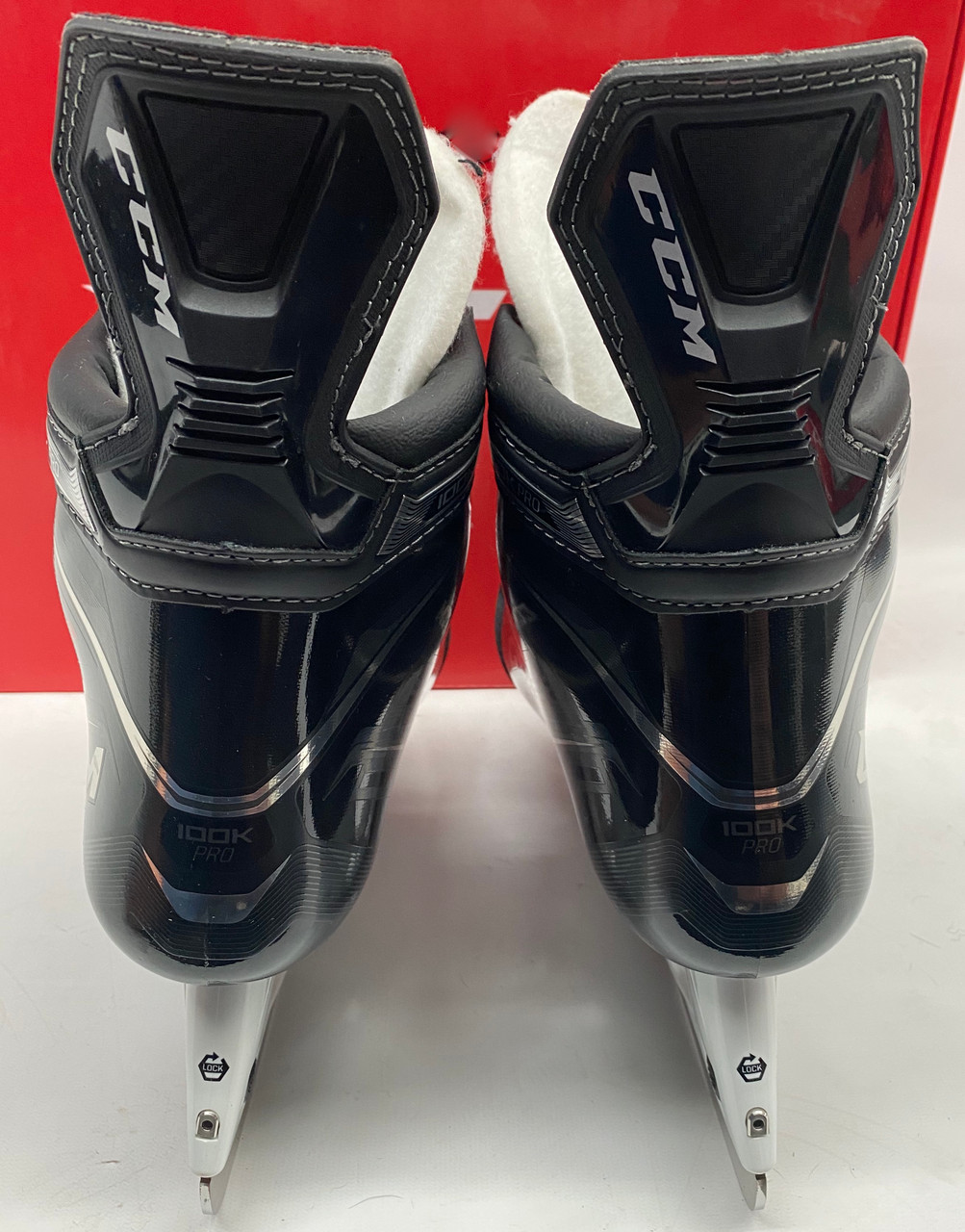 CCM Ribcor 100K Total Custom Pro Stock Hockey Skates 6.5 Regular Red ...