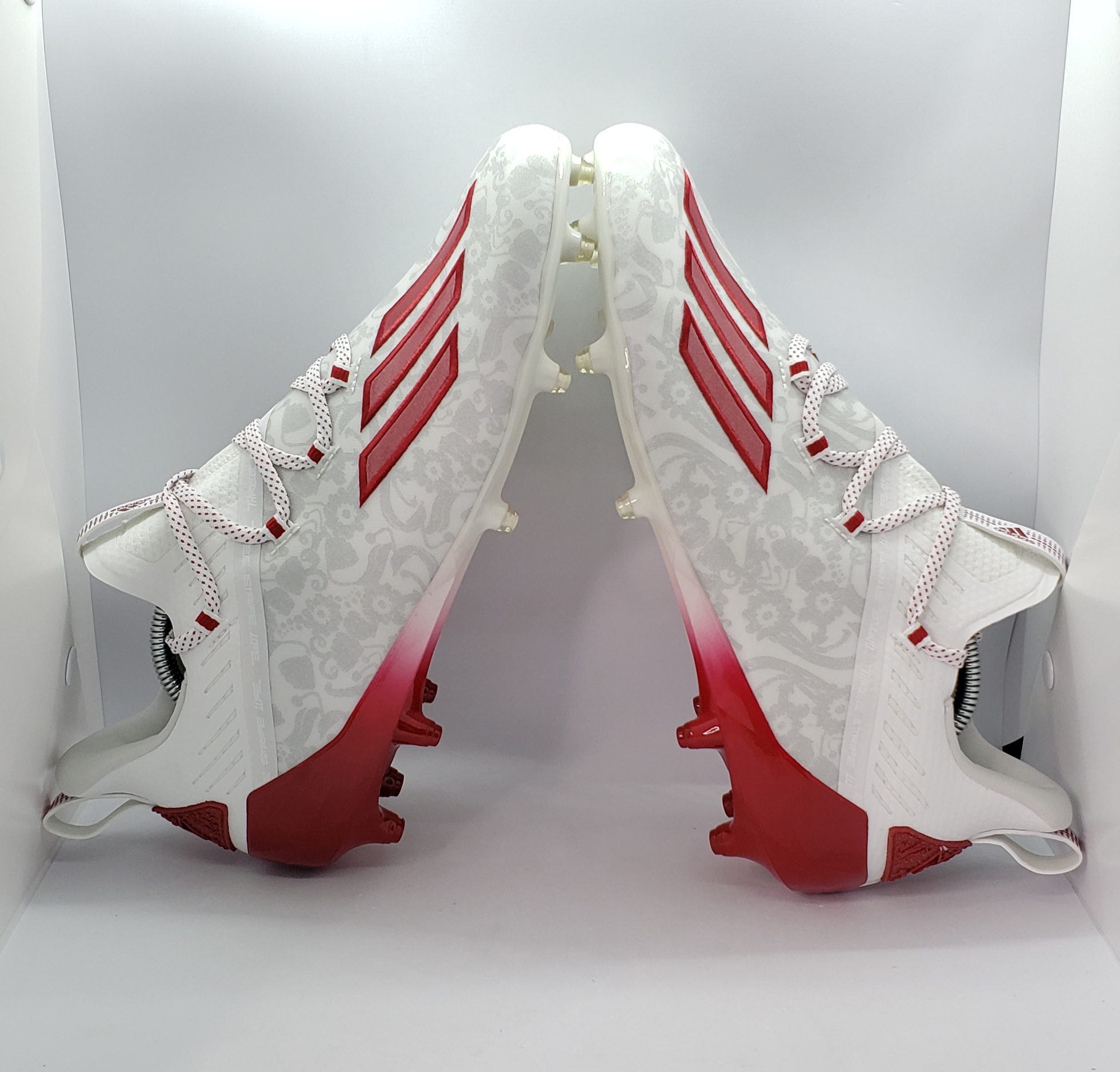 Adidas Adizero Reign Young King Football Cleats FU6708 Floral RED Men's ...