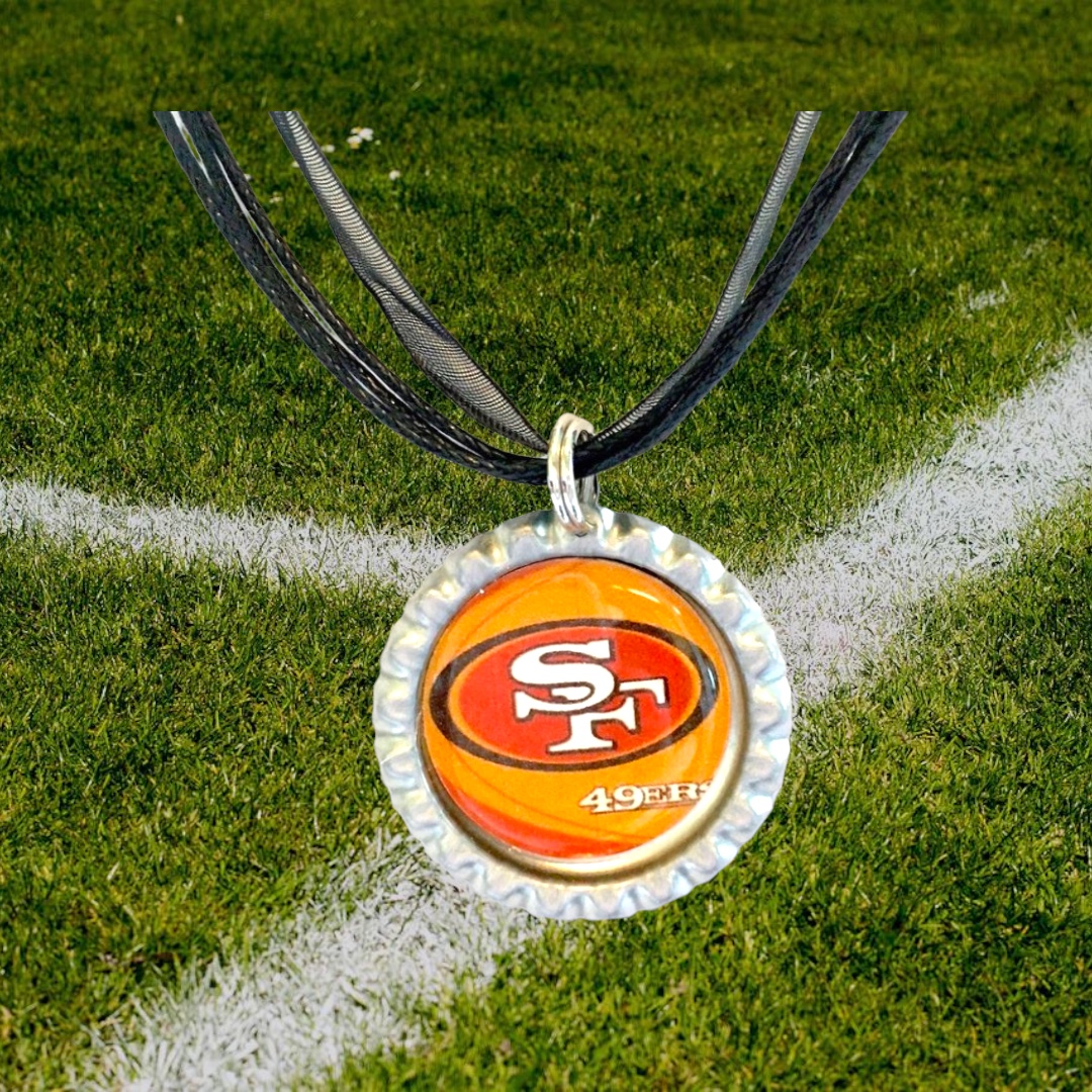 San Francisco 49ers Football Handmade Necklace | SidelineSwap