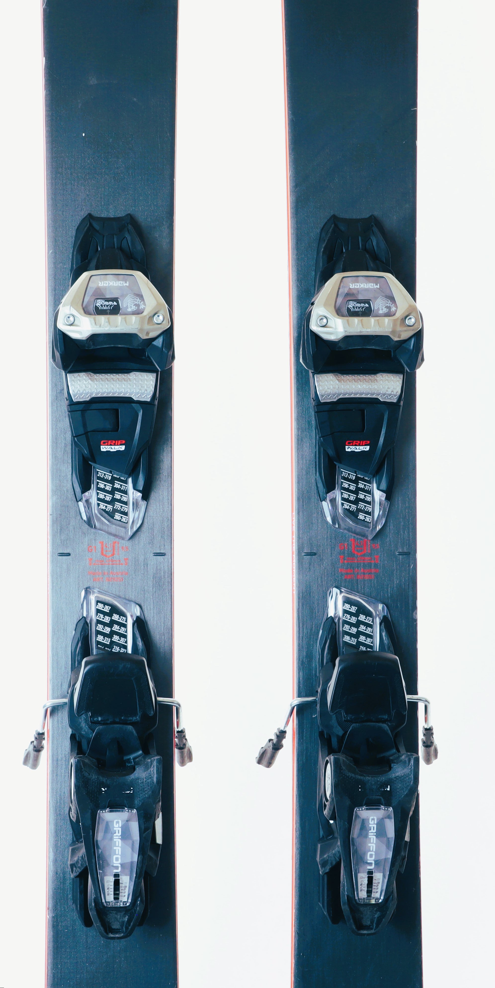 Used Blizzard Bonafide 97 Skis With Marker Griffon 13 Bindings Size 171 ...
