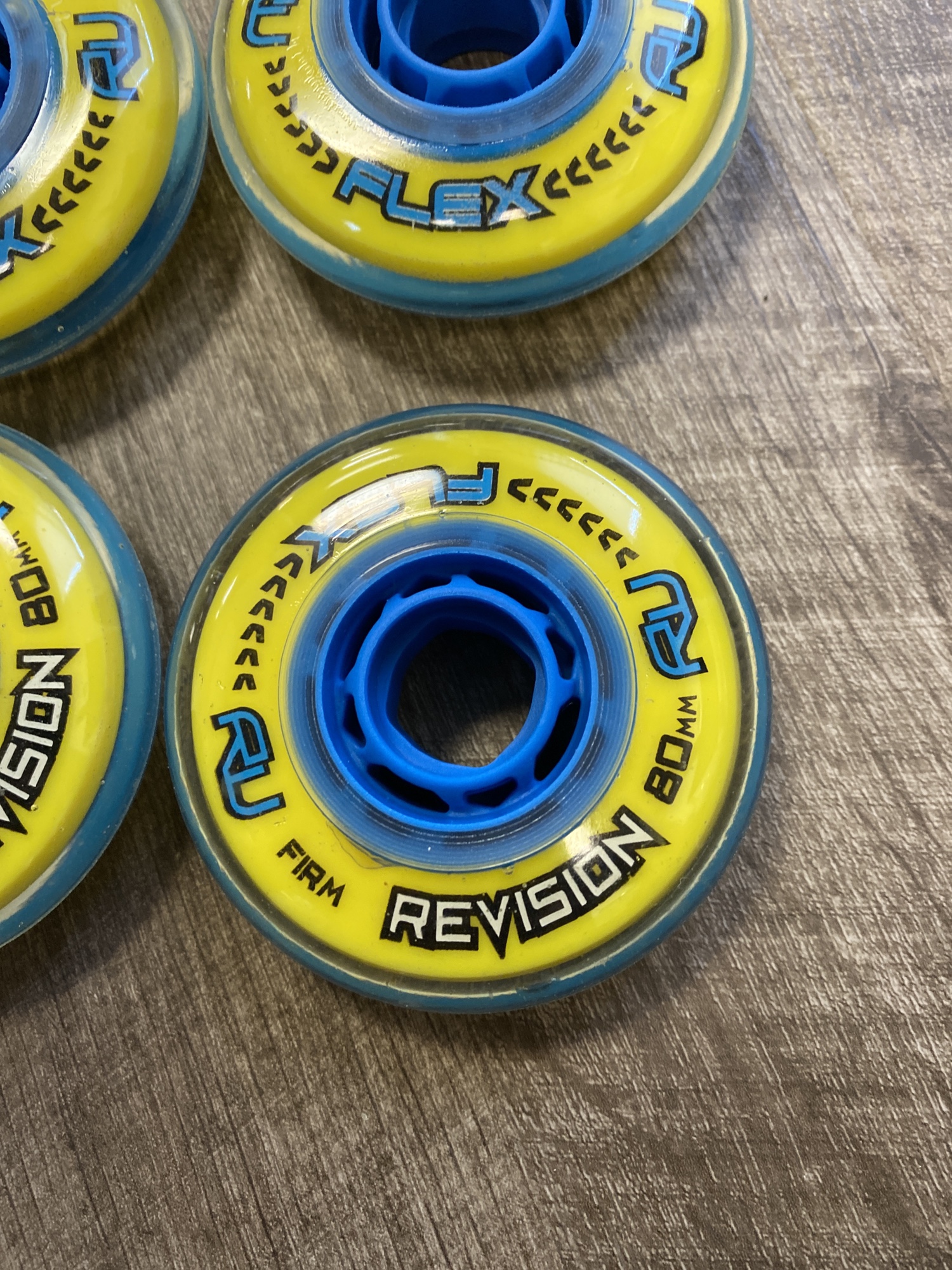 80 Mm Revision Flex Firm Roller Inline hockey wheels | SidelineSwap