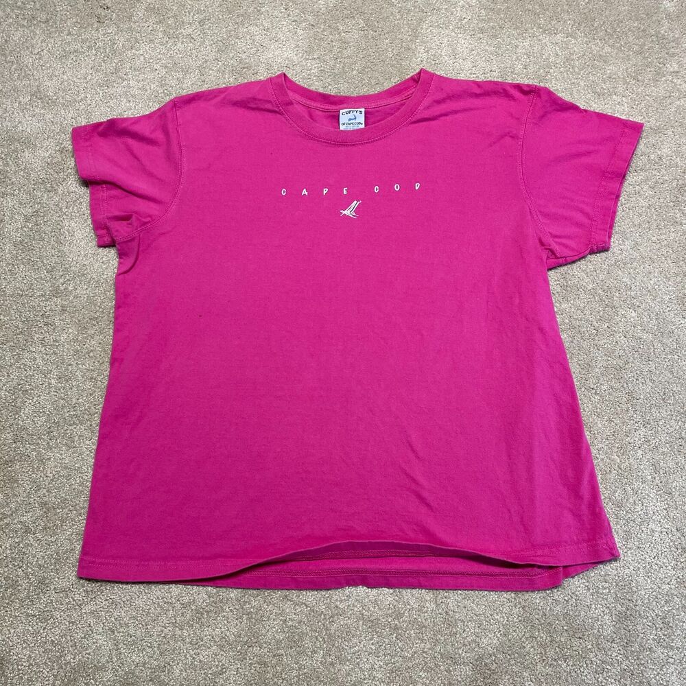 Cuffys Cape Cod Shirt Women XL Adult Pink Beach Chair Vacation ...