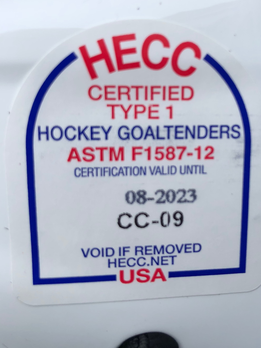 Senior New Bauer NME 8 Goalie Mask SIZE FT2 HECC certification valid ...