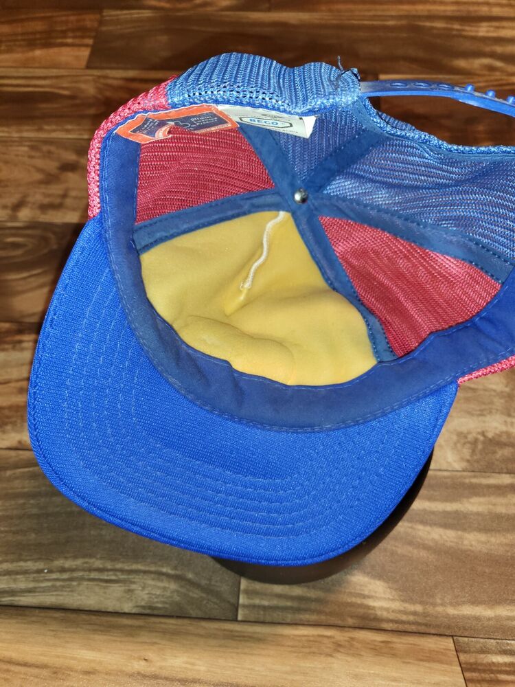 Vintage Montreal Expos MLB Baseball Plain Logo Trucker Mesh Sports Hat ...