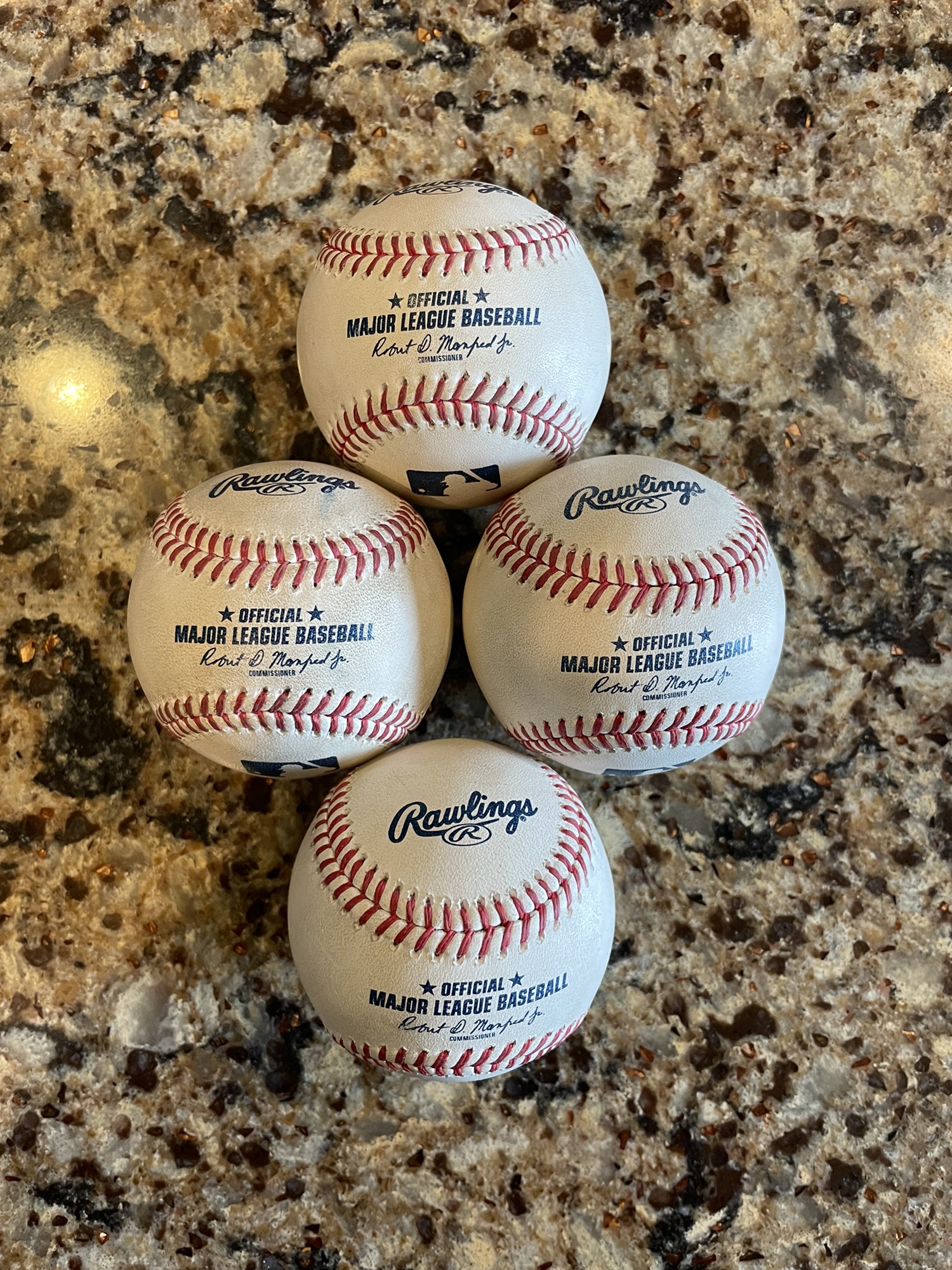( 4 ) Rawlings ( Official Major League ) Baseballs | SidelineSwap