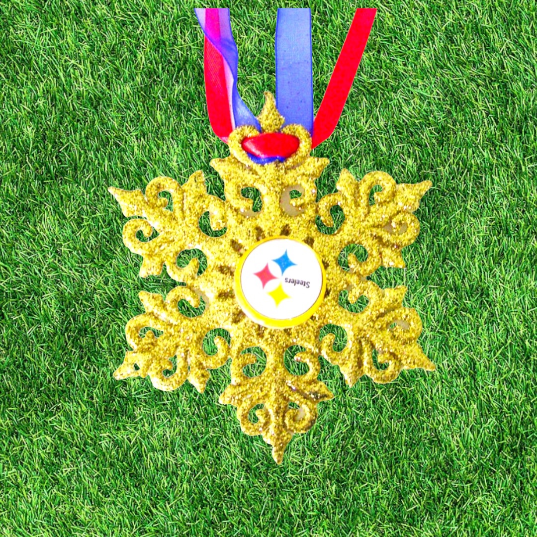 Pittsburgh STEELERS Football Handmade Snowflake | SidelineSwap