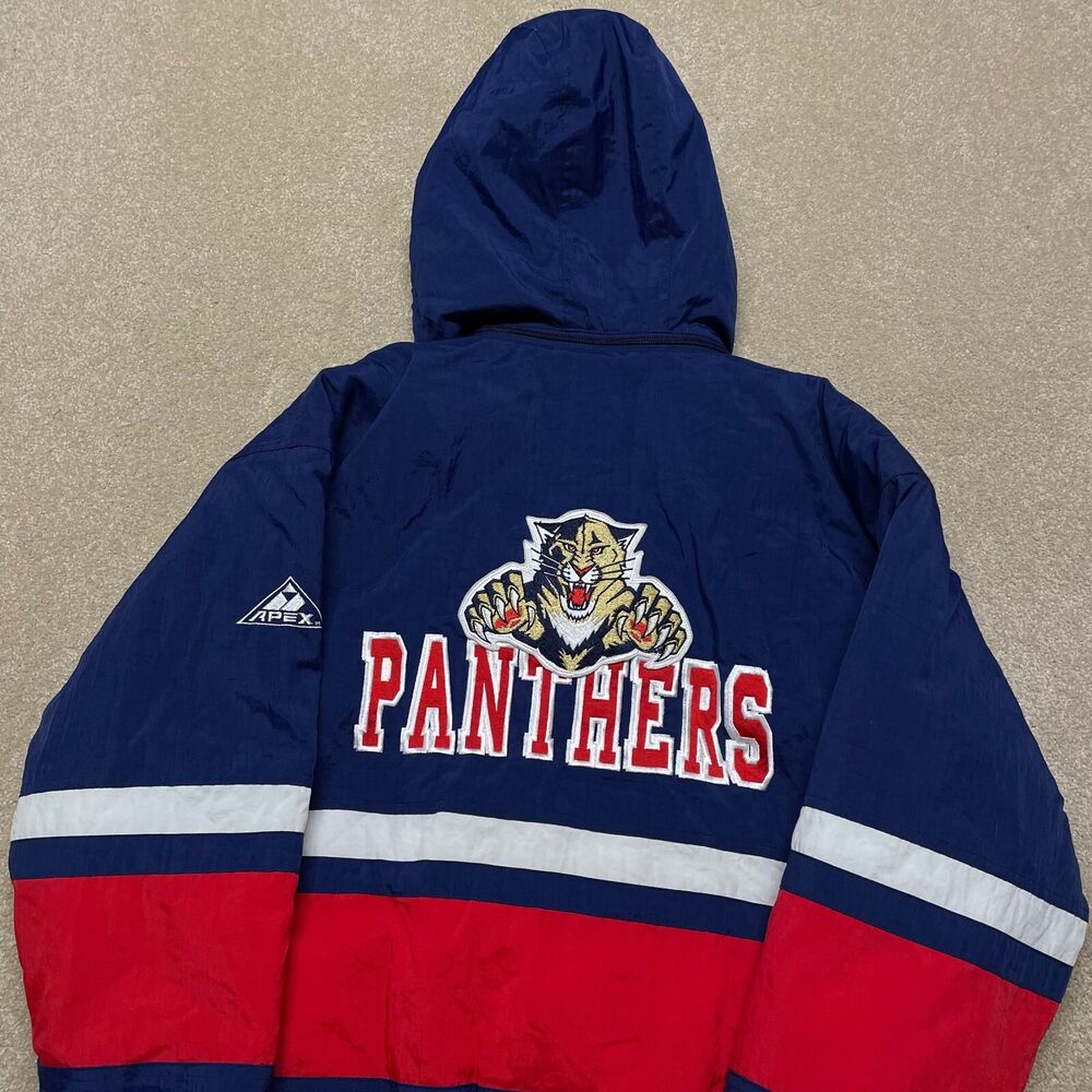 Florida Panthers Jacket Men Small Adult Vintage 90s NHL Hockey Winter ...