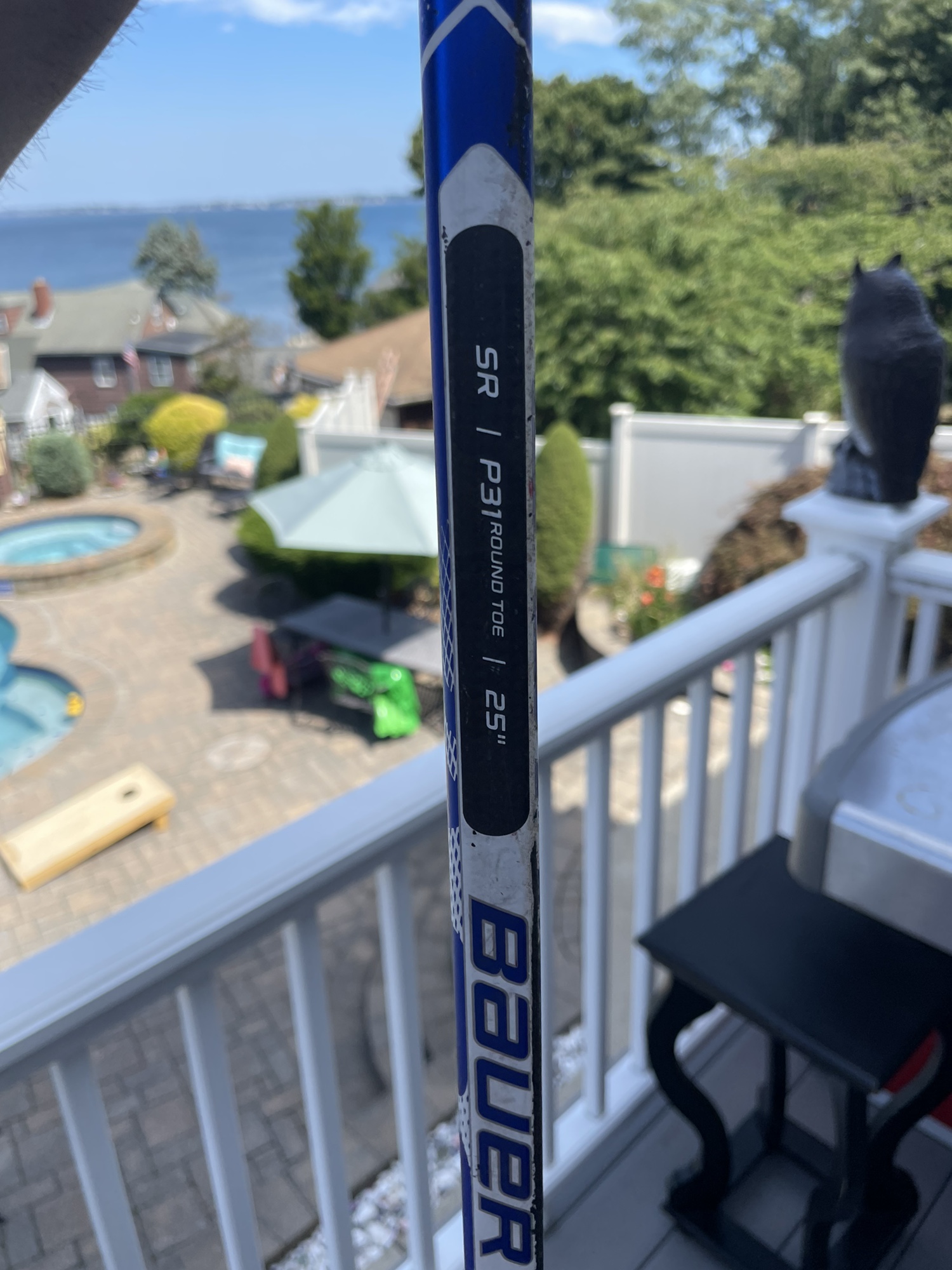 Bauer Hyperlite Goalie Stick 25 Inch Blue/white Colorway | SidelineSwap